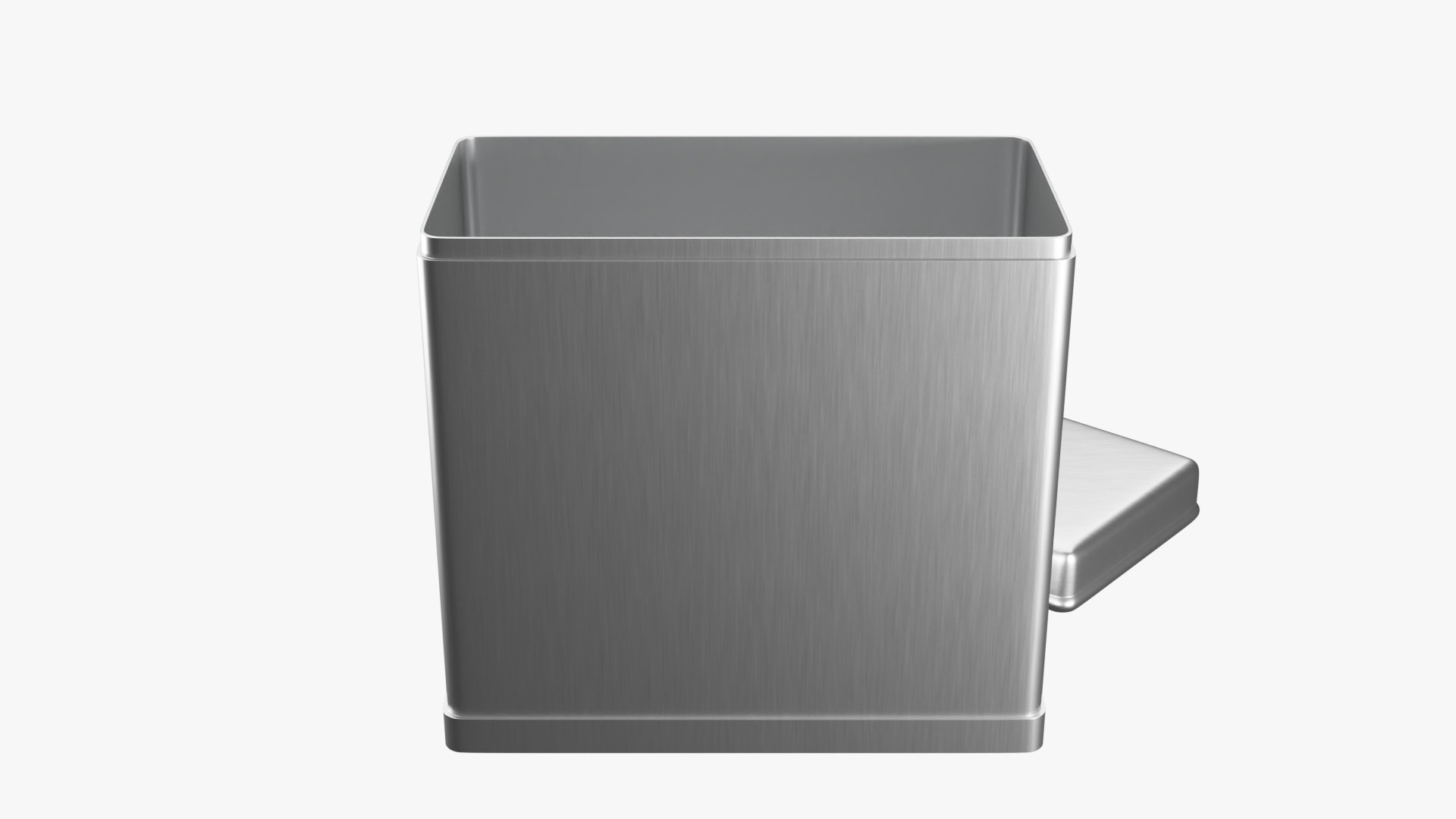 Rectangle Tin Can - 15cm 3D model - TurboSquid 1935096
