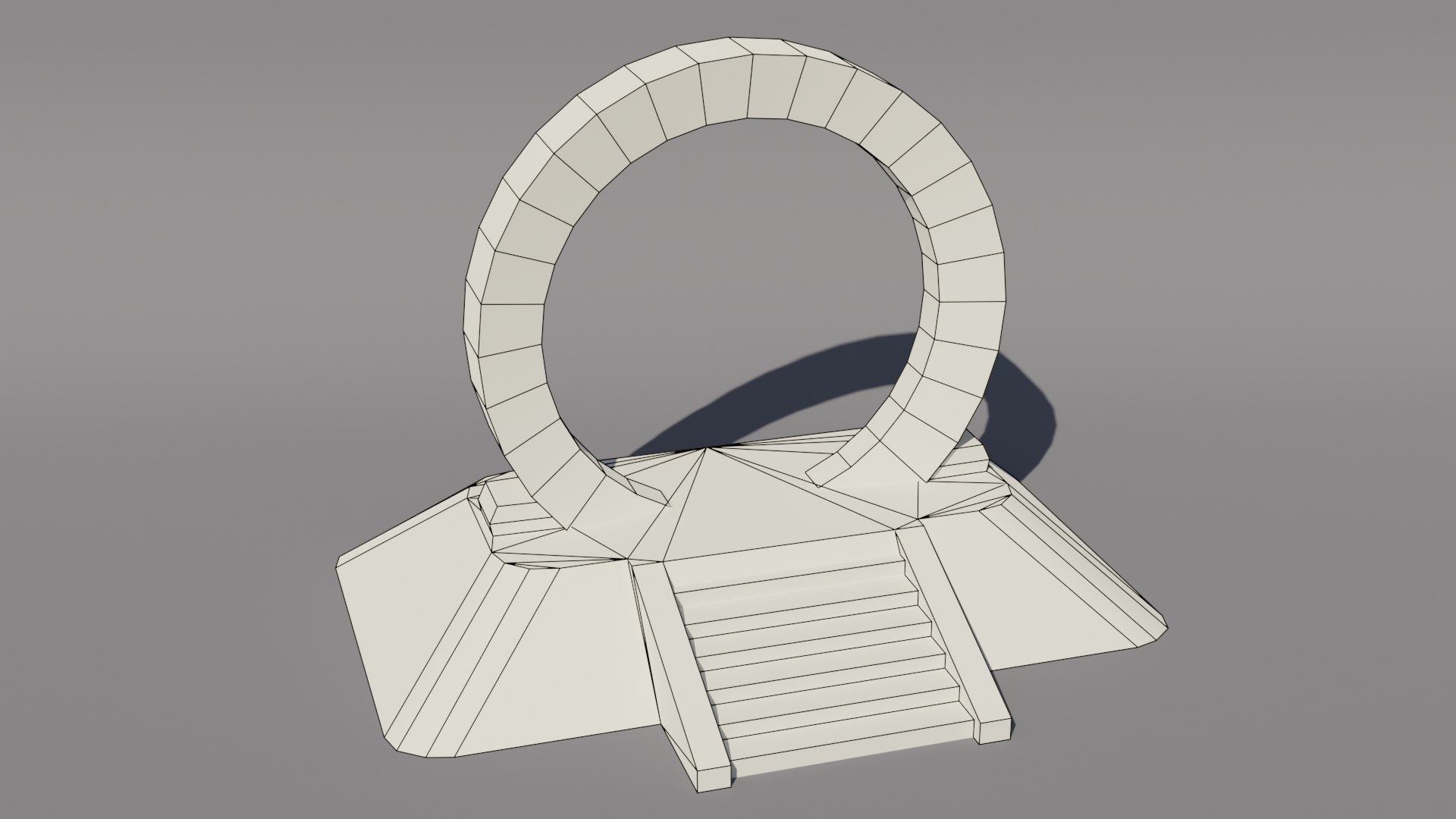 Stone Gateway Gate 3D - TurboSquid 1551017