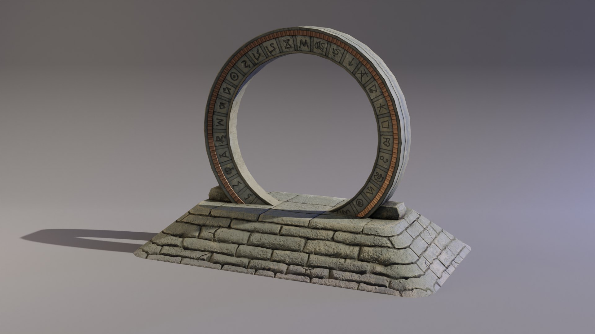 Stone Gateway Gate 3D - TurboSquid 1551017