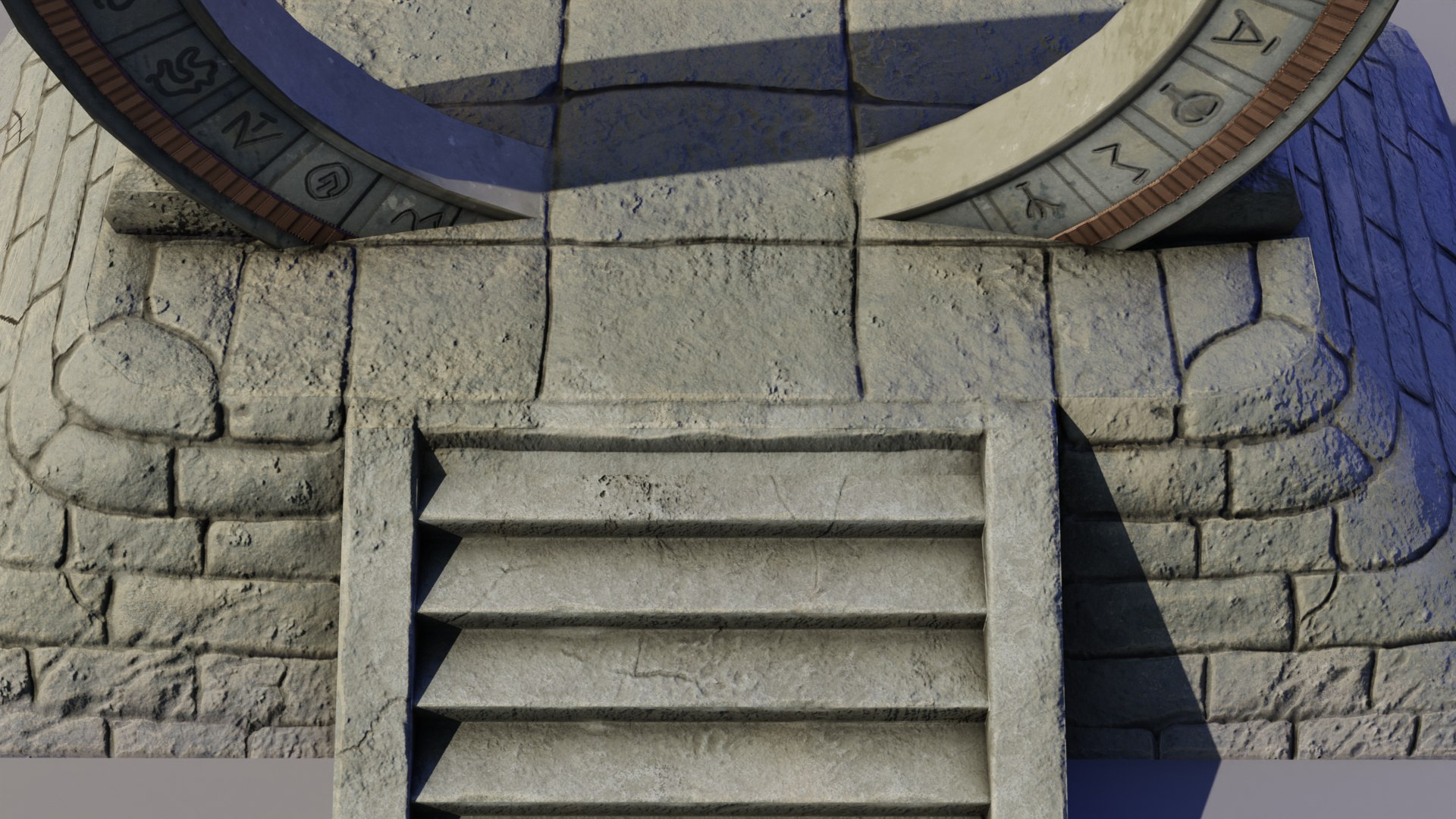 Stone Gateway Gate 3D - TurboSquid 1551017