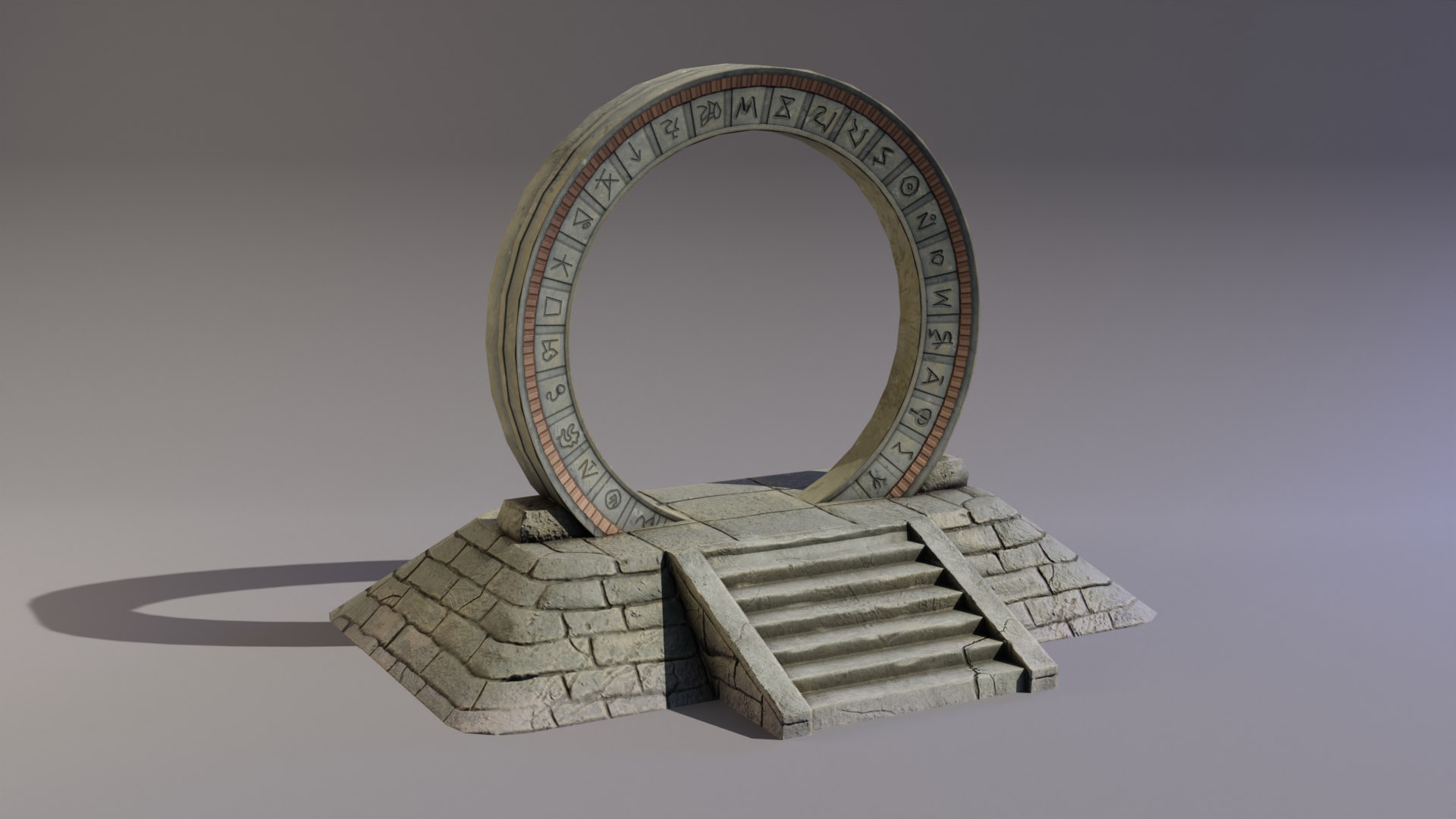 Stone Gateway Gate 3D - TurboSquid 1551017