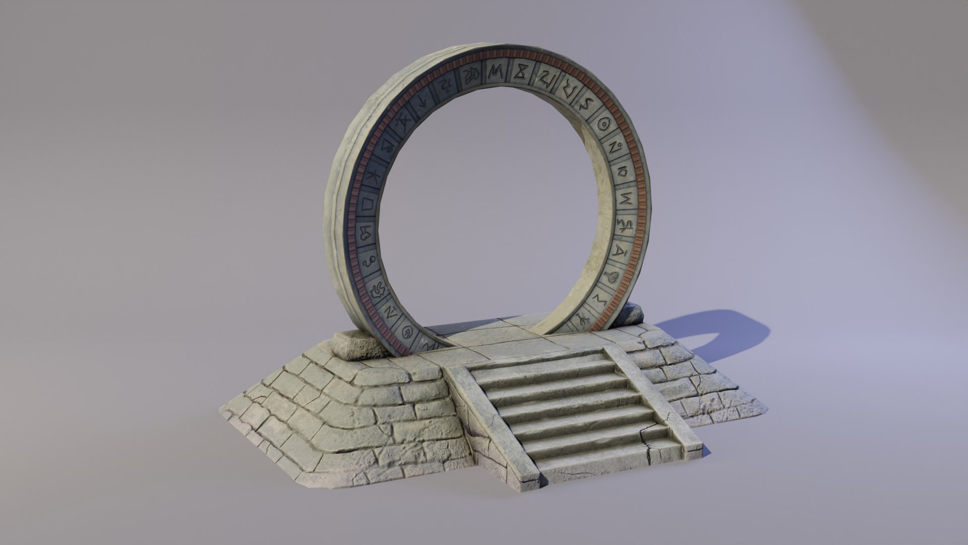 Stone Gateway Gate 3D - TurboSquid 1551017