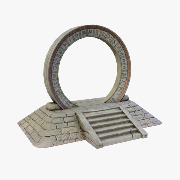 Stone gateway gate 3D - TurboSquid 1551017