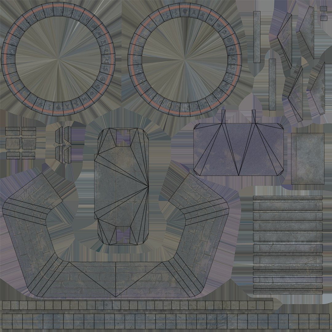 Stone Gateway Gate 3D - TurboSquid 1551017