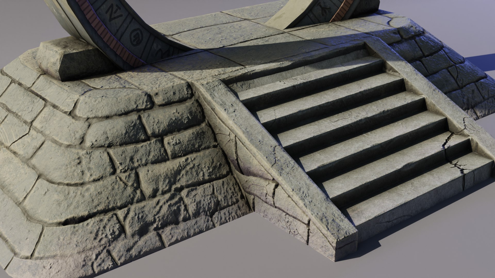 Stone Gateway Gate 3D - TurboSquid 1551017