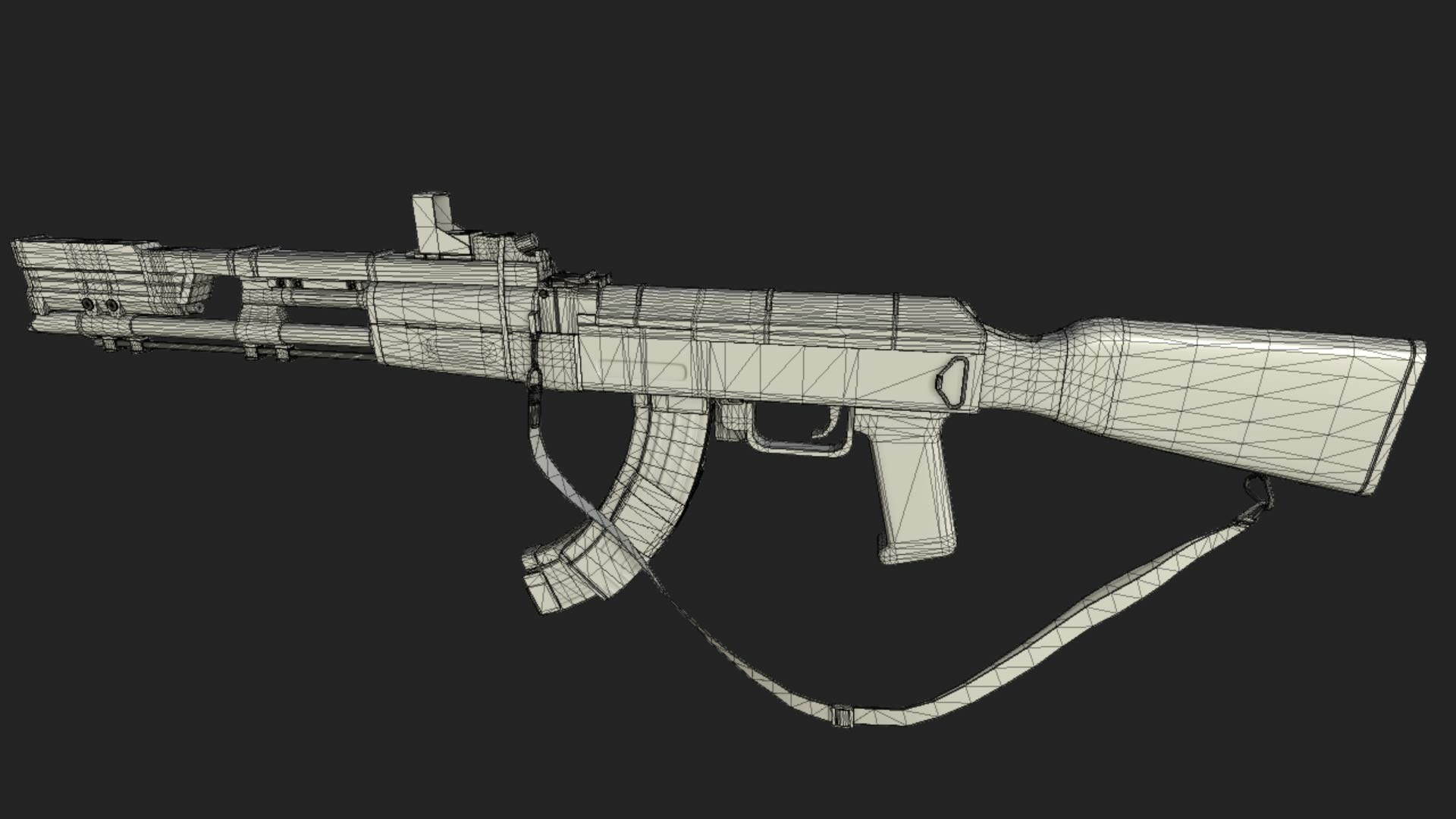 Elysium AK Rifle 3D - TurboSquid 2067506