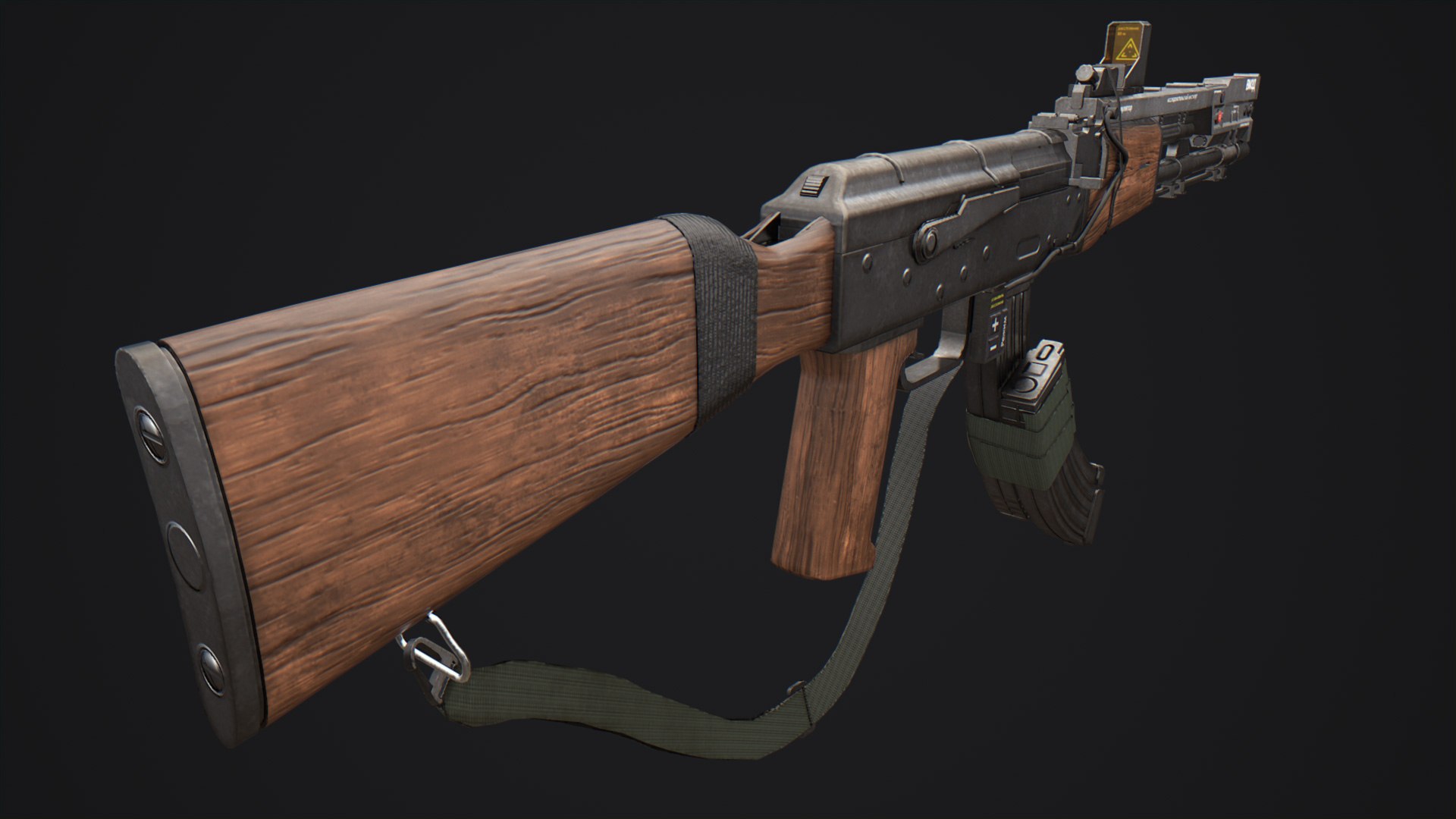 Elysium AK Rifle 3D - TurboSquid 2067506