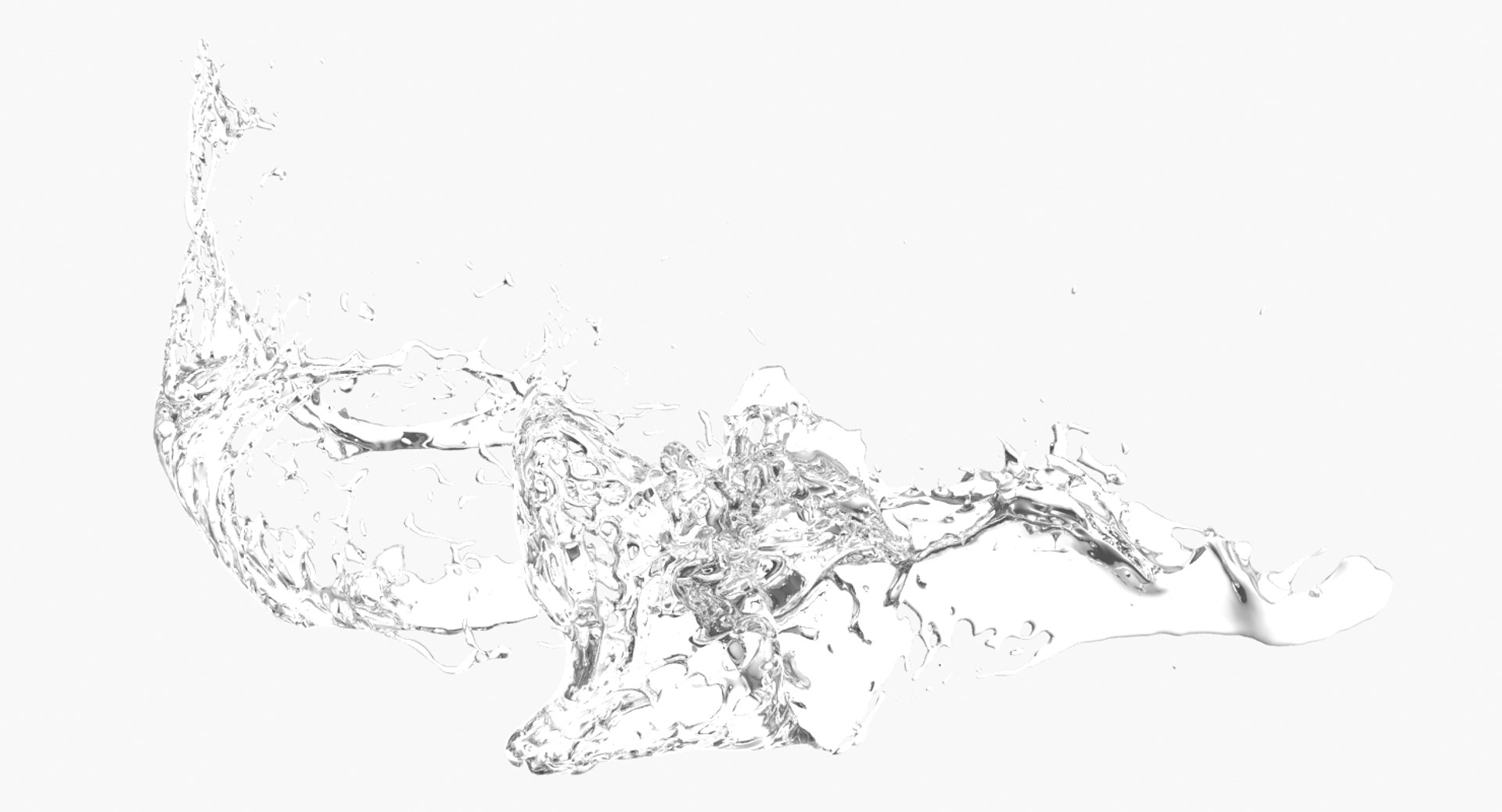 3D Realistic Water Splash - TurboSquid 1149295