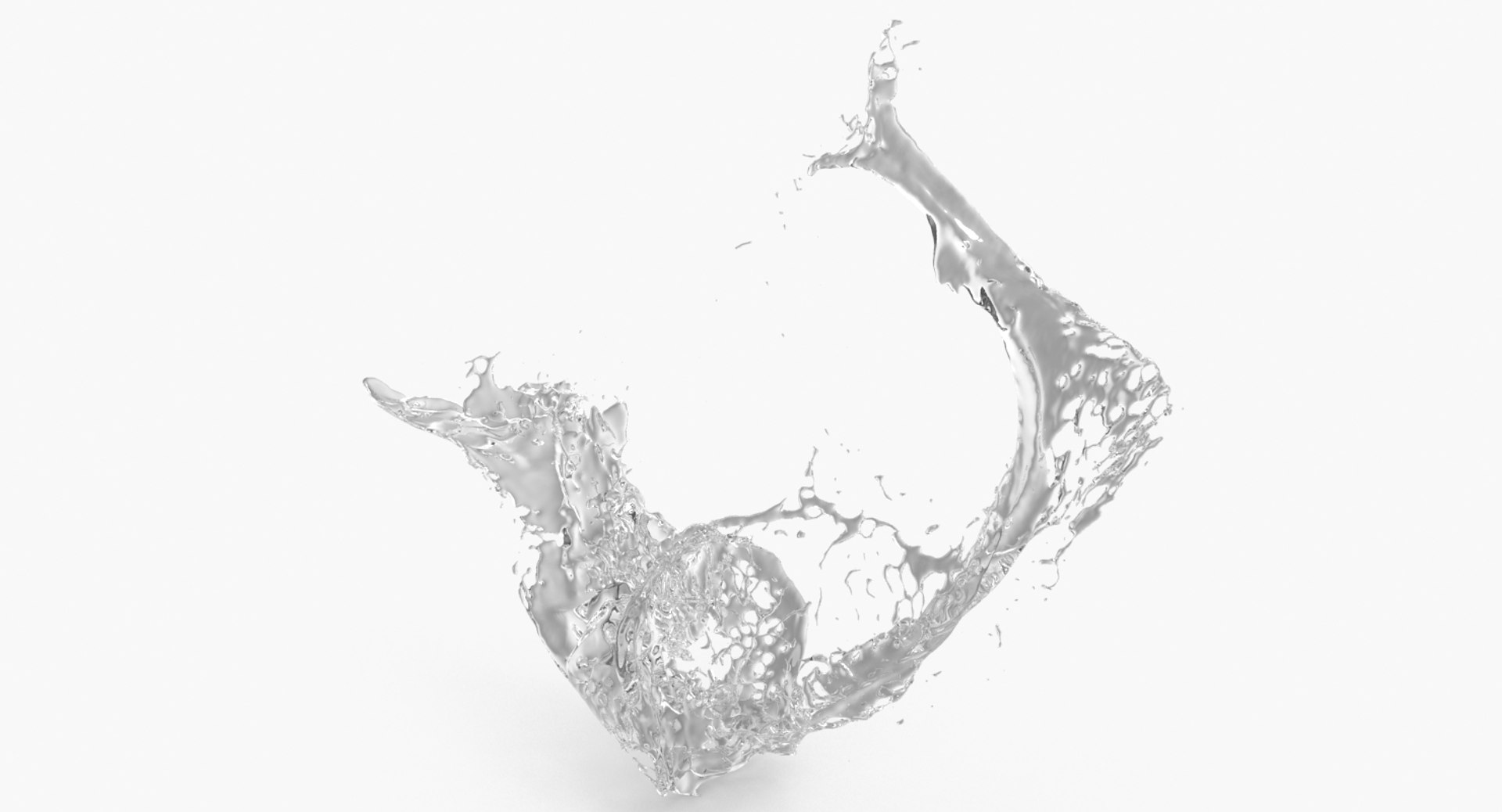 3D Realistic Water Splash - TurboSquid 1149295