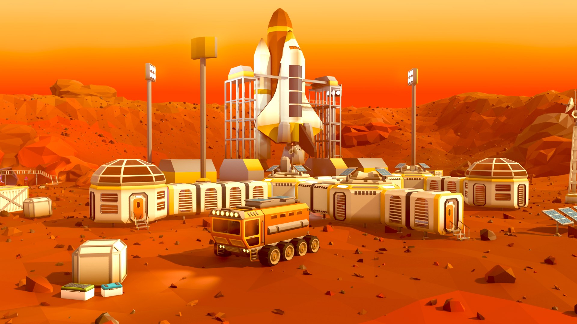 3D Mars Colony Asset Pack Low Poly - TurboSquid 2411465