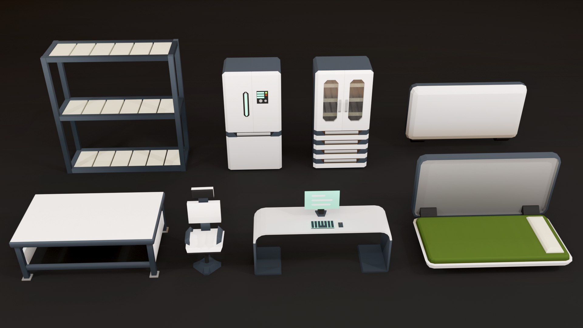 3D Mars Colony Asset Pack Low Poly - TurboSquid 2411465