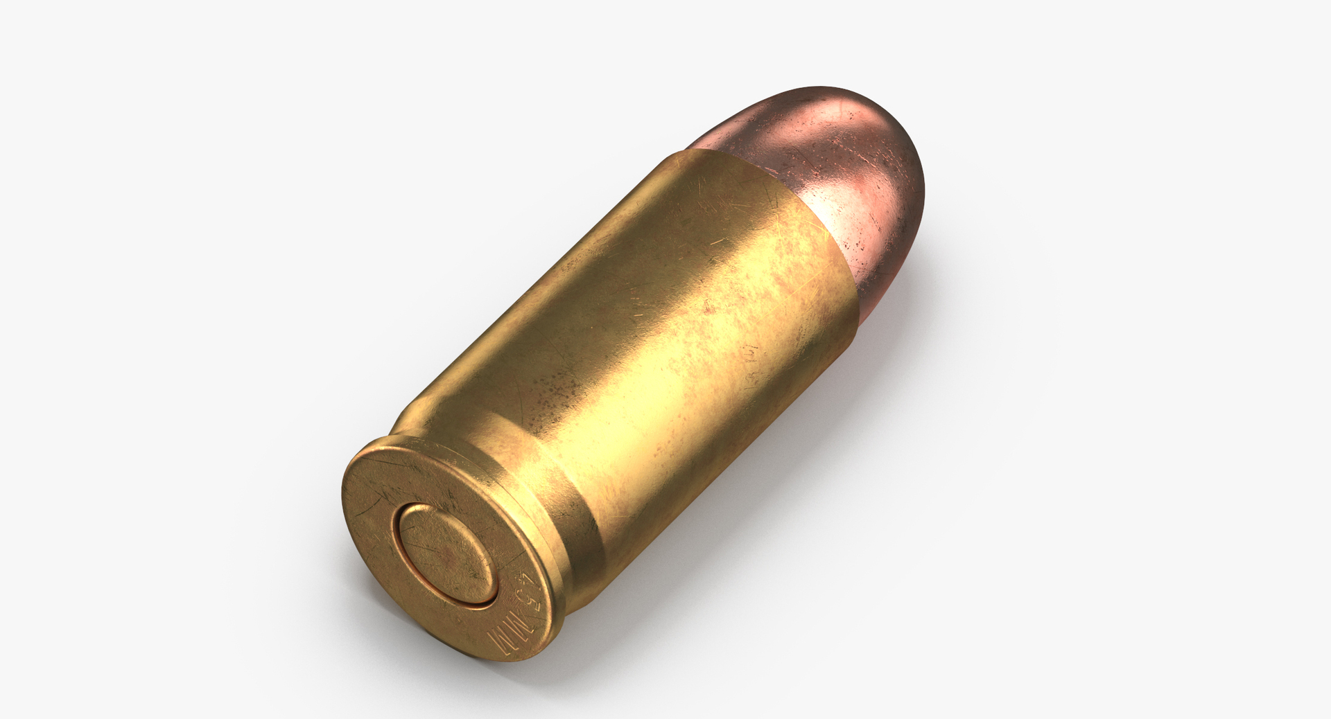 3D bullet 45 mm laying - TurboSquid 1366742