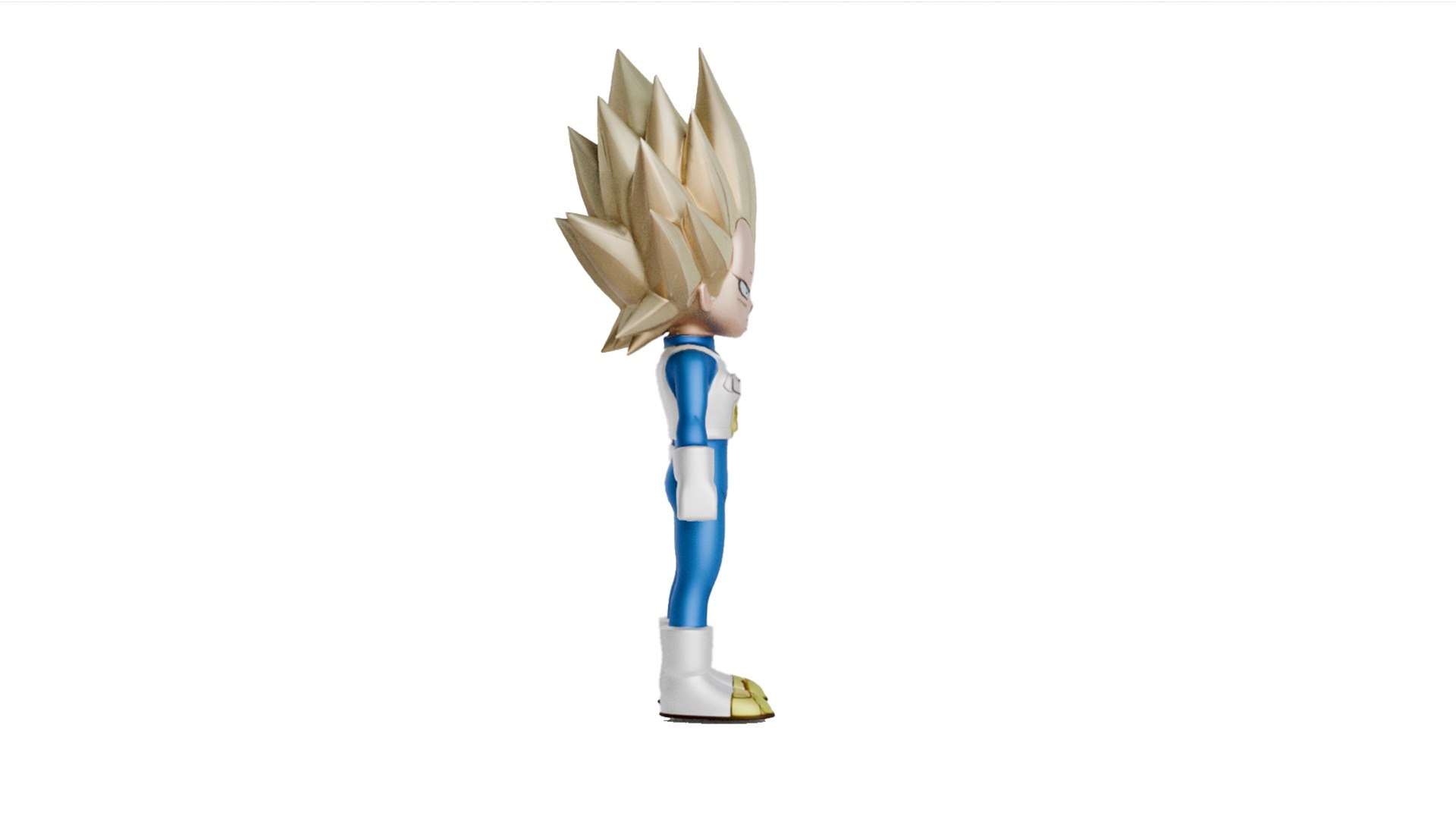 3D Model Vegeta SS3 - TurboSquid 2385108