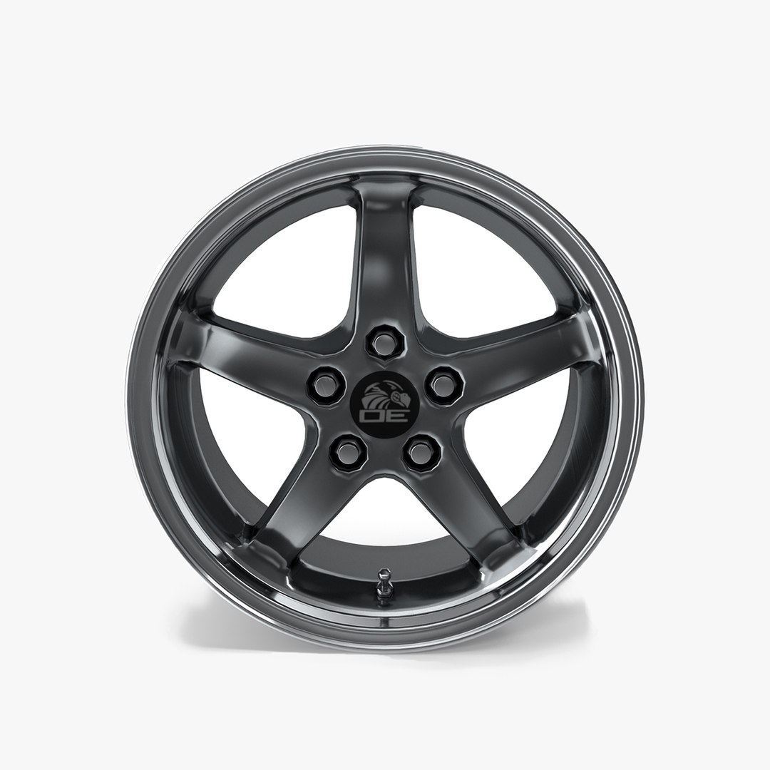 3D Cobra R 1995 Style Wheel 17X9 Silver Dished With Machined Lip 1994 ...