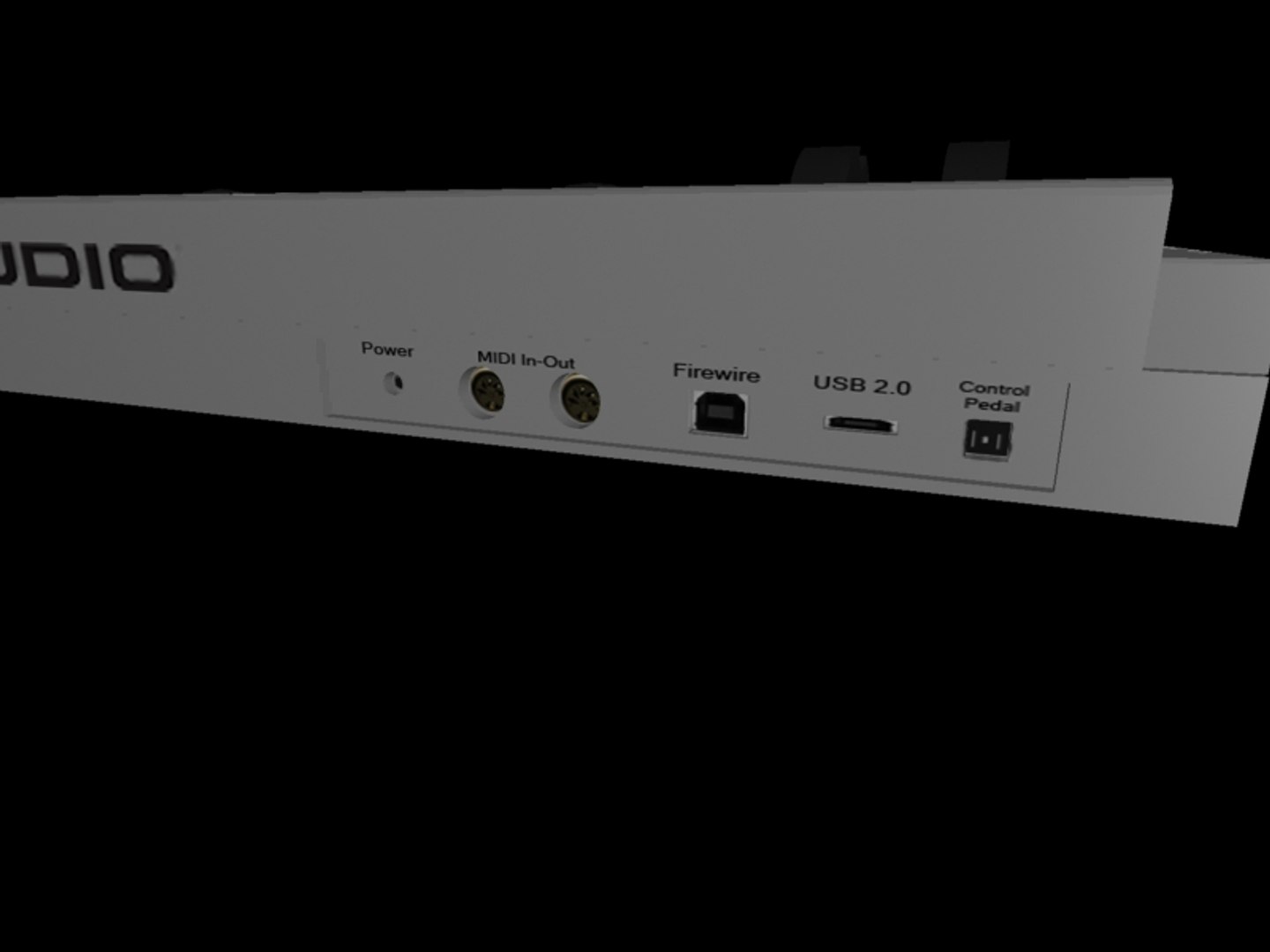 3d model midi keyboard