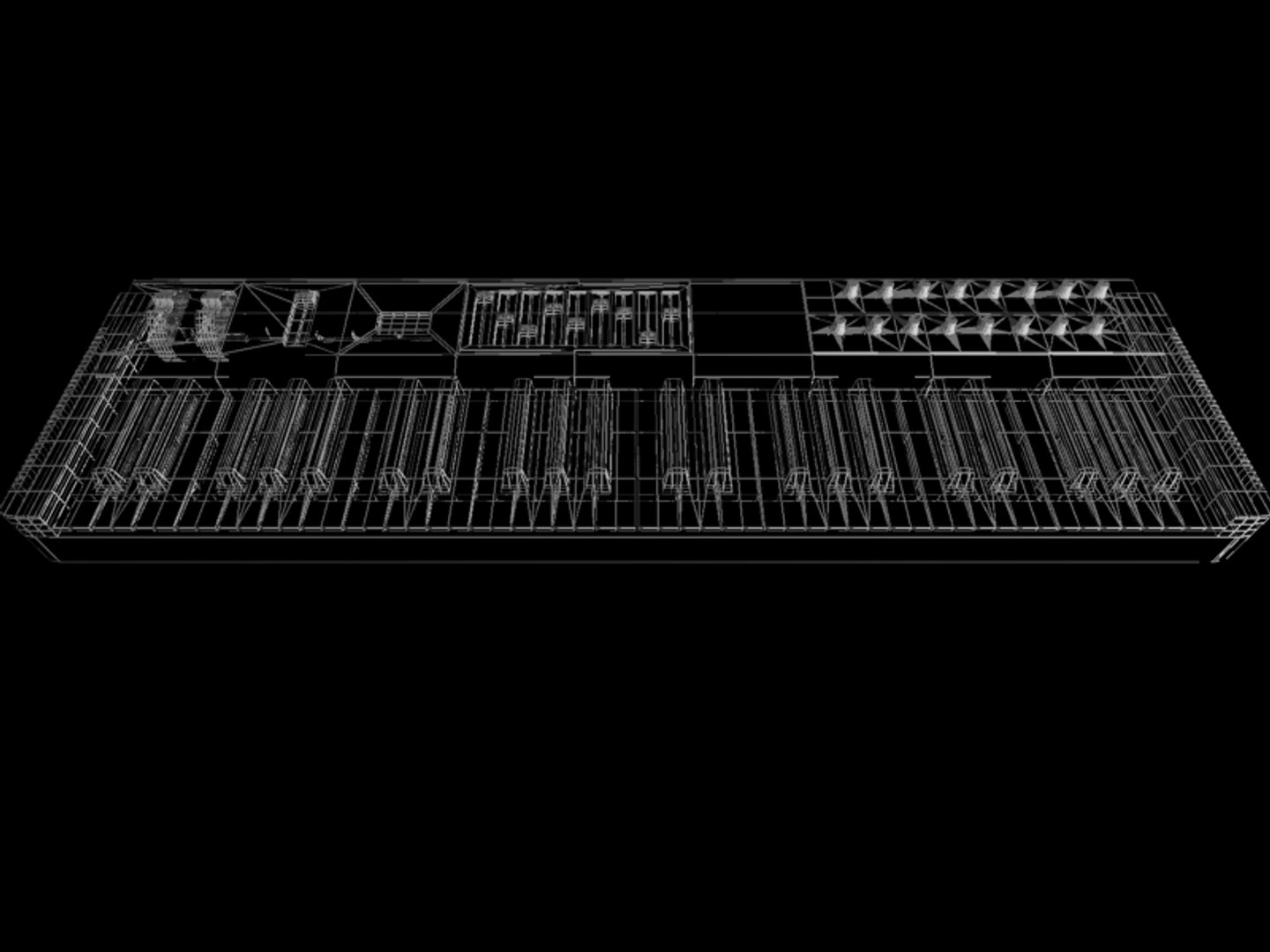 3d model midi keyboard