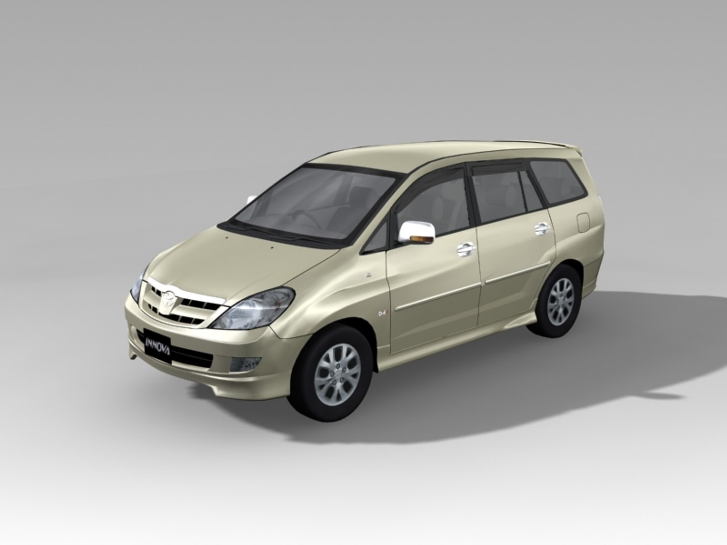 Toyota Innova 3d Model