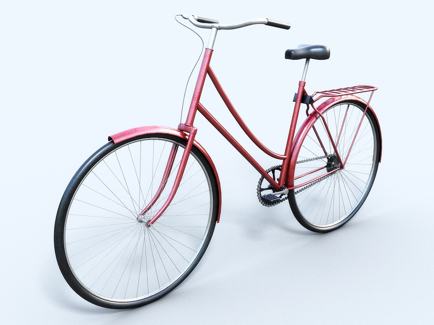 3d Old Bicycle Model