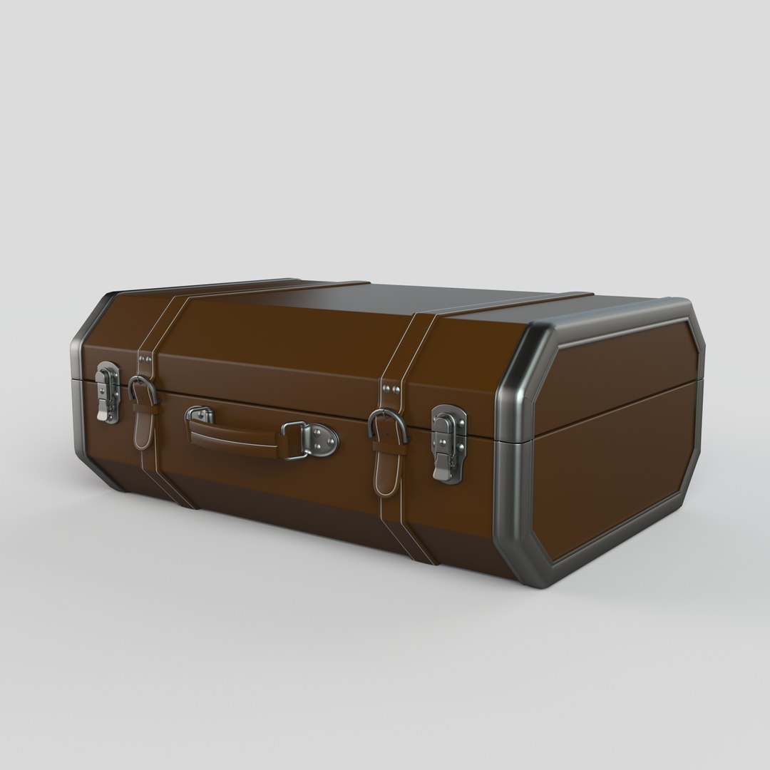 3D vintage suitcase model - TurboSquid 1545666