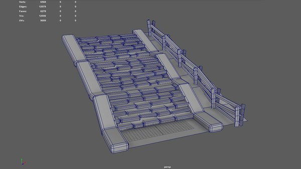 Moss Covered Steps 3D model - TurboSquid 1991003