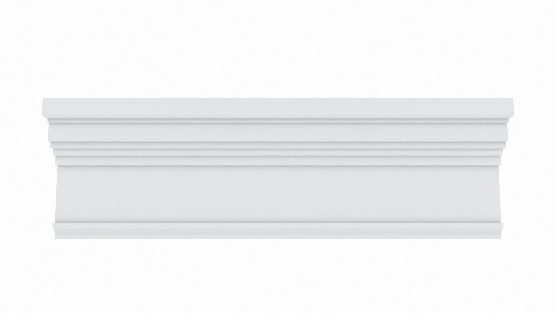 3D Cornice 181 Straight - TurboSquid 2030745
