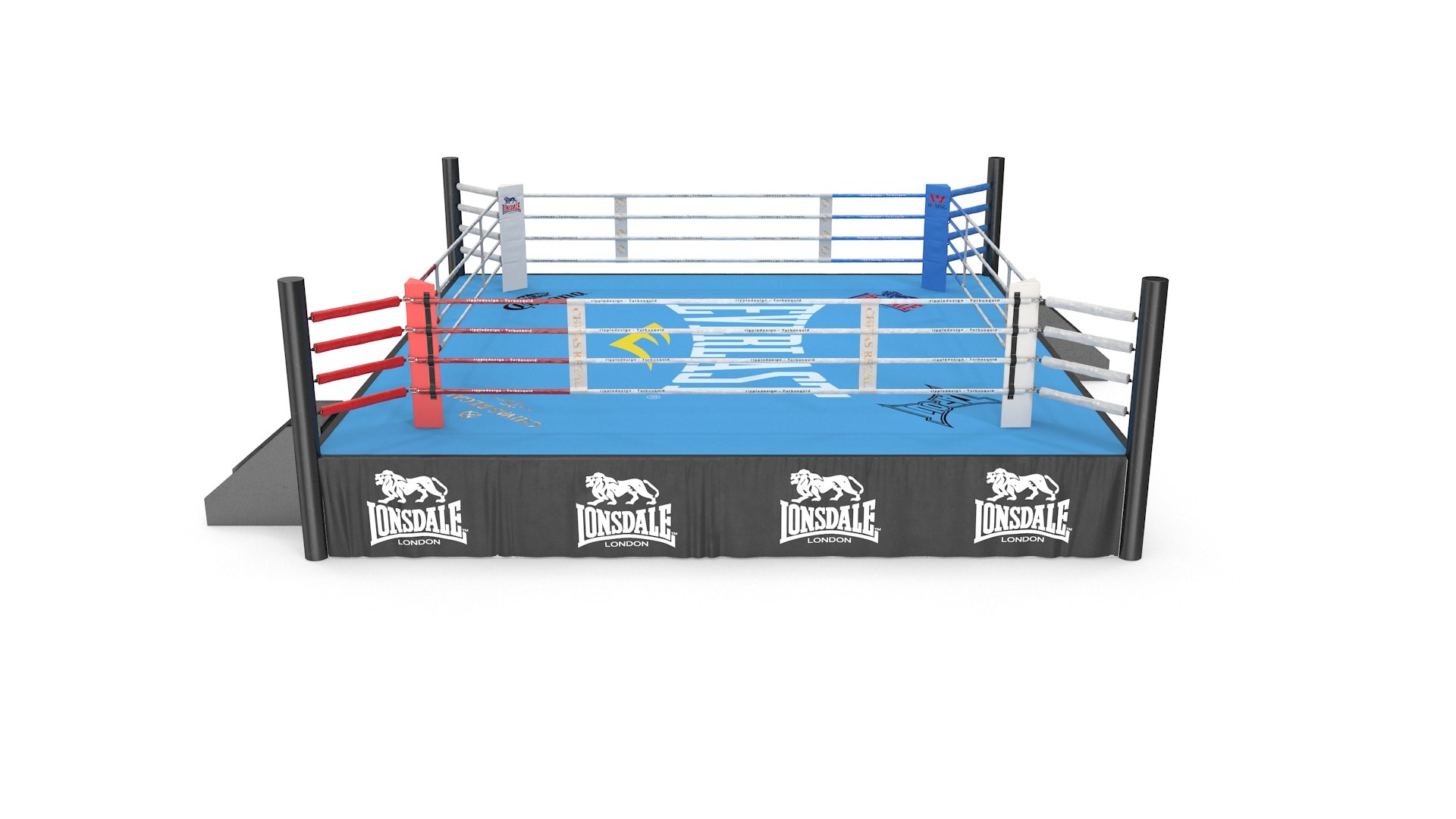 3D boxing ring model - TurboSquid 1481826