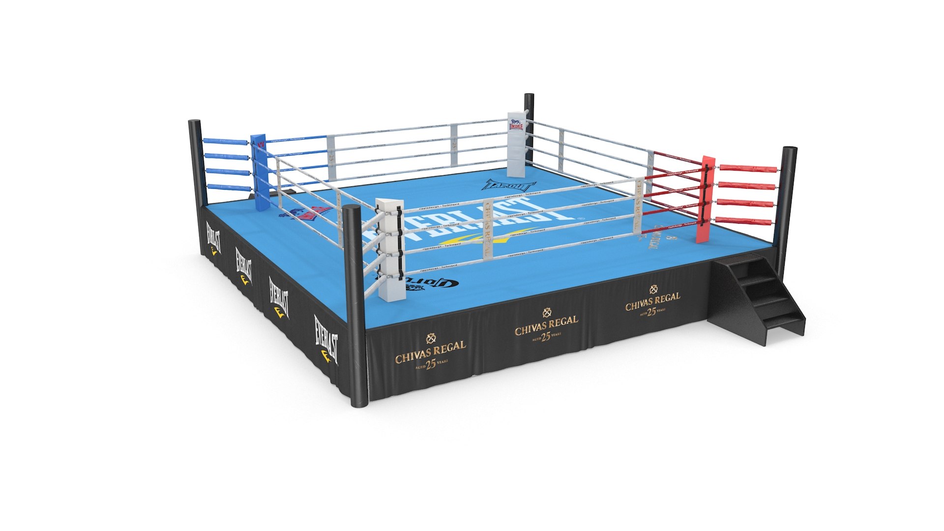 3D boxing ring model - TurboSquid 1481826