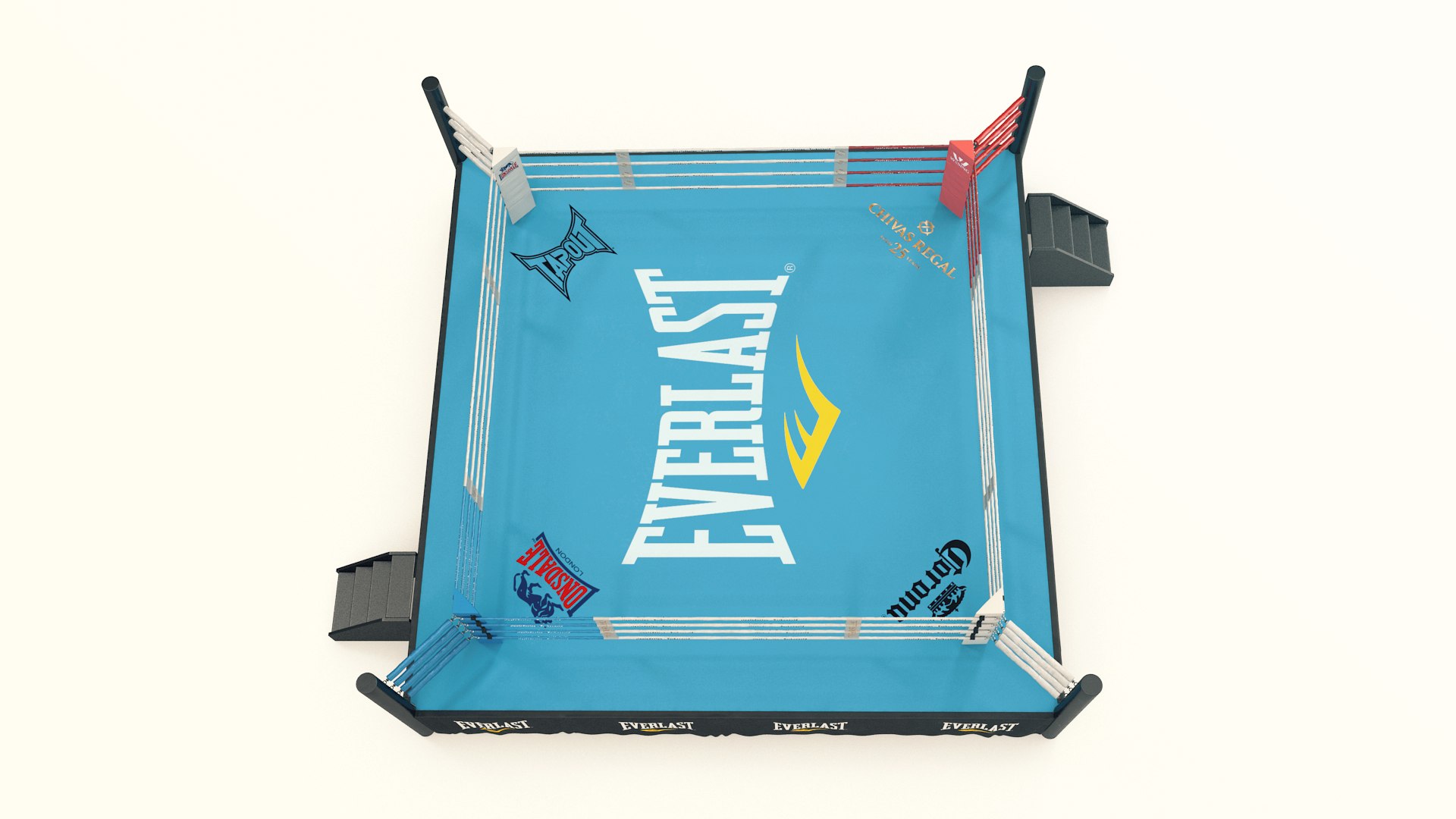 3D boxing ring model - TurboSquid 1481826
