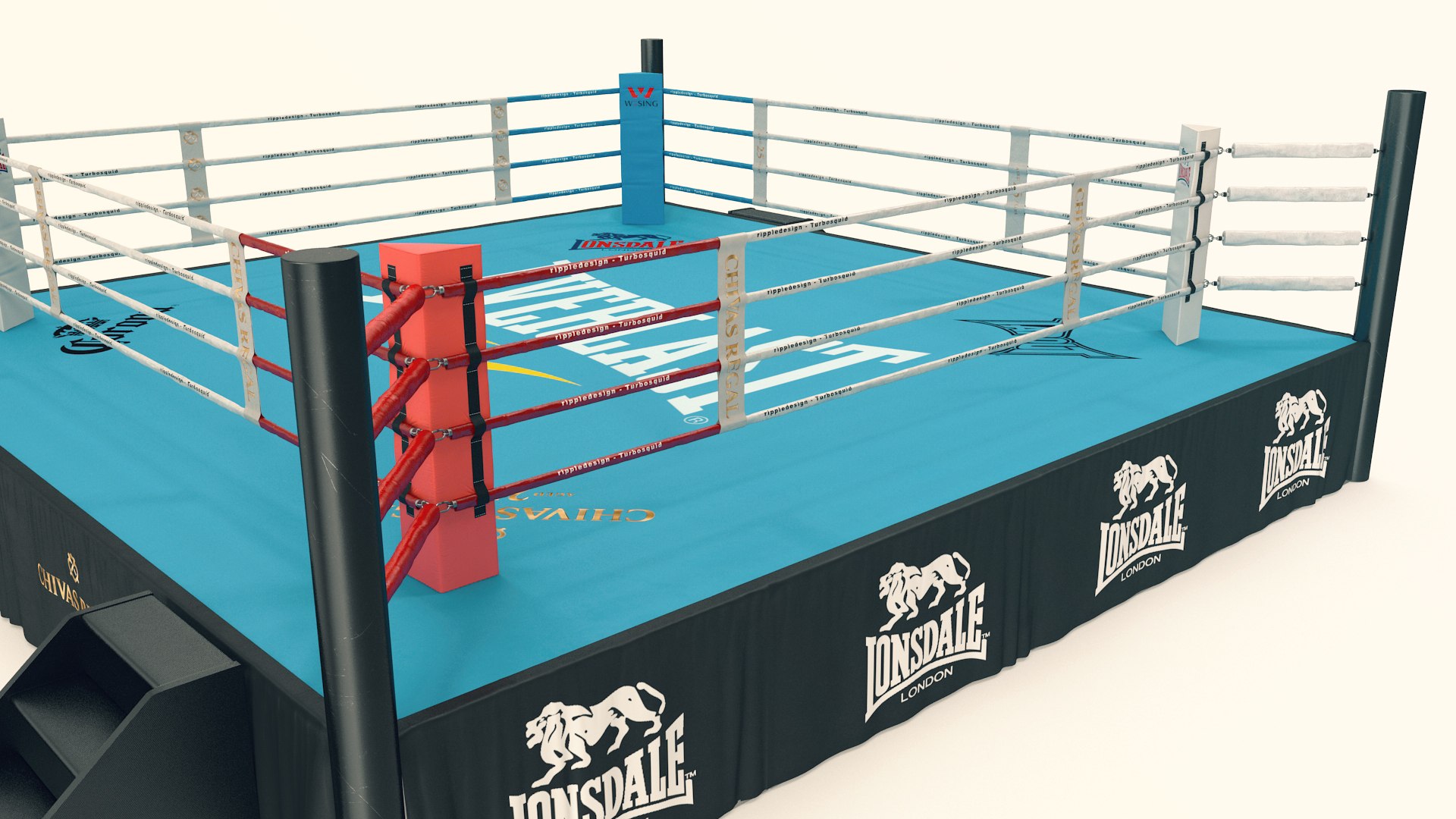 3D boxing ring model - TurboSquid 1481826