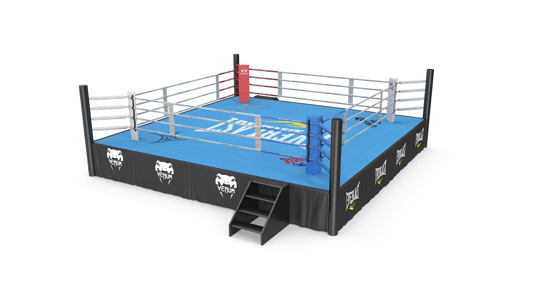 3D boxing ring model - TurboSquid 1481826