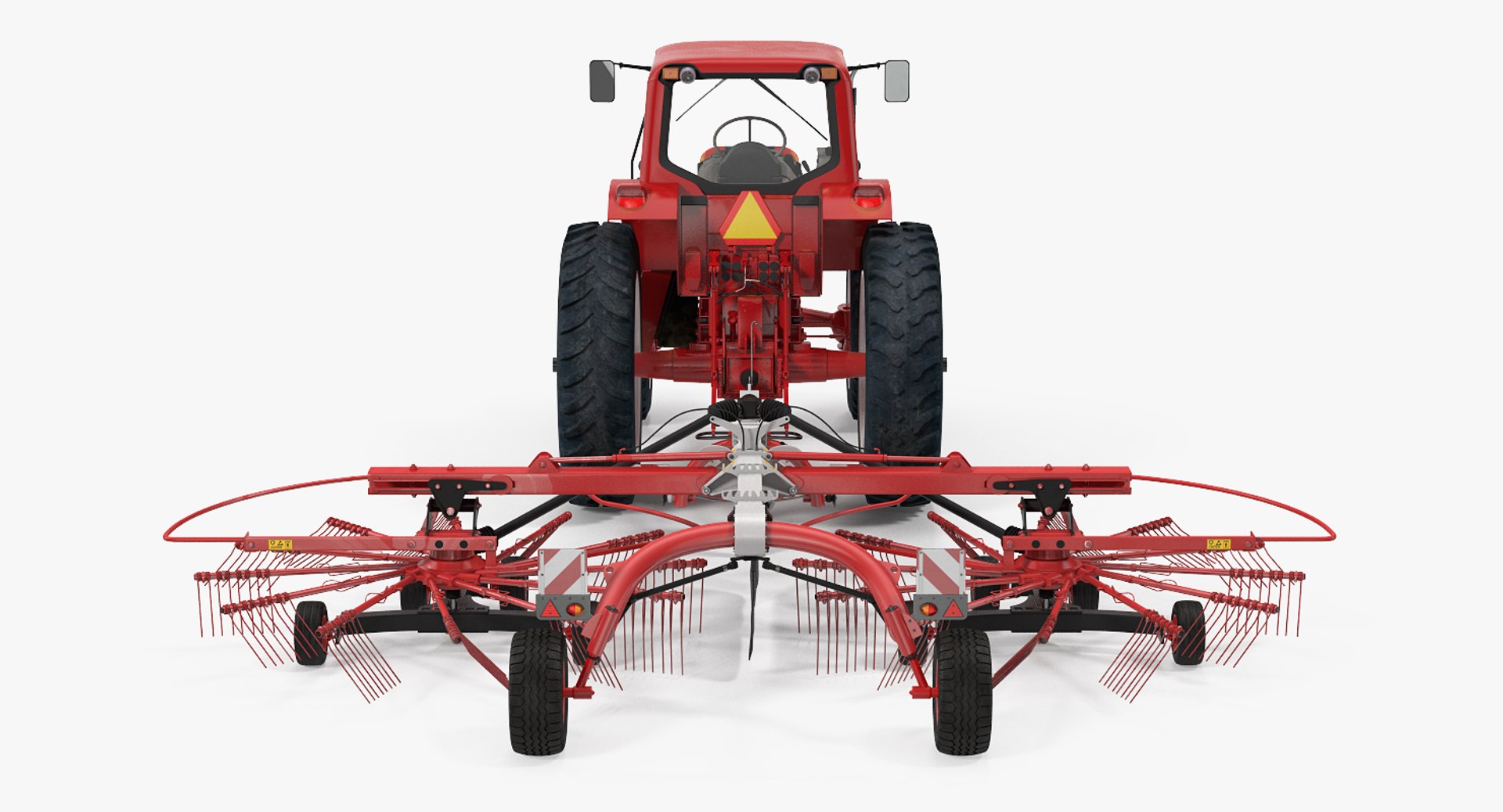 Tractor Twin Rotary Rake 3D Model - TurboSquid 1332839