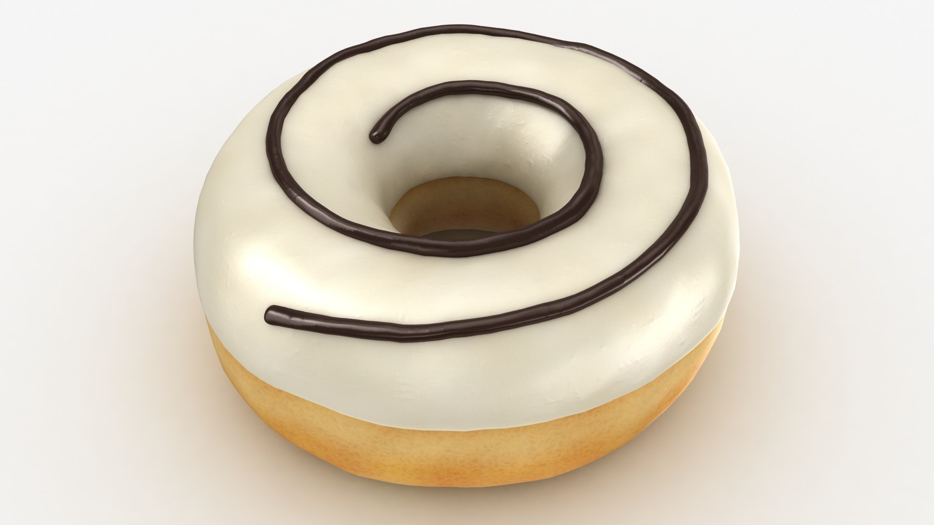 Realistic Donut 2 3D Model - TurboSquid 1444548
