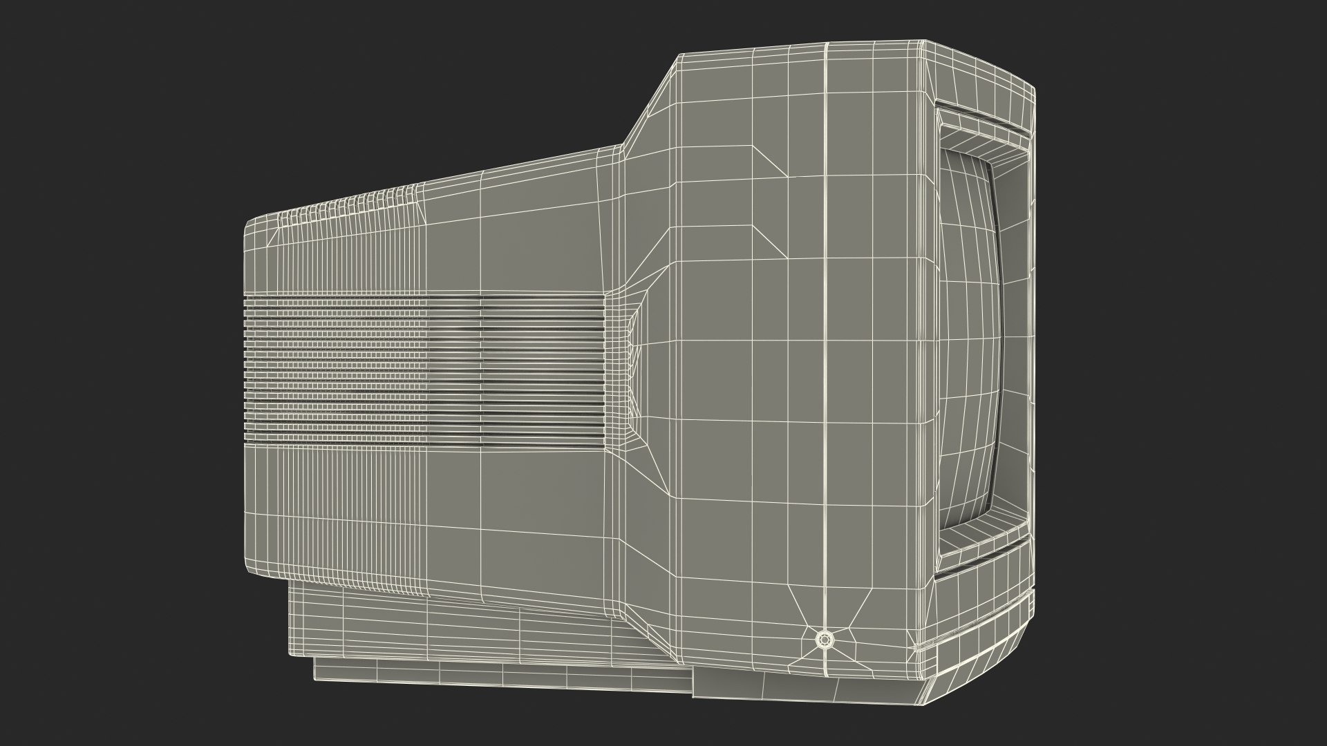 Retro Monitor Commodore Old 3D Model - TurboSquid 2062320