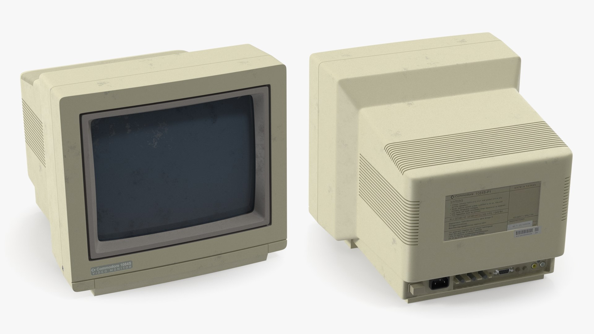 Retro Monitor Commodore Old 3D Model - TurboSquid 2062320