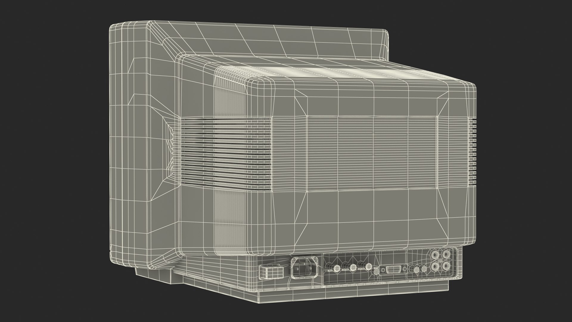 Retro Monitor Commodore Old 3D Model - TurboSquid 2062320