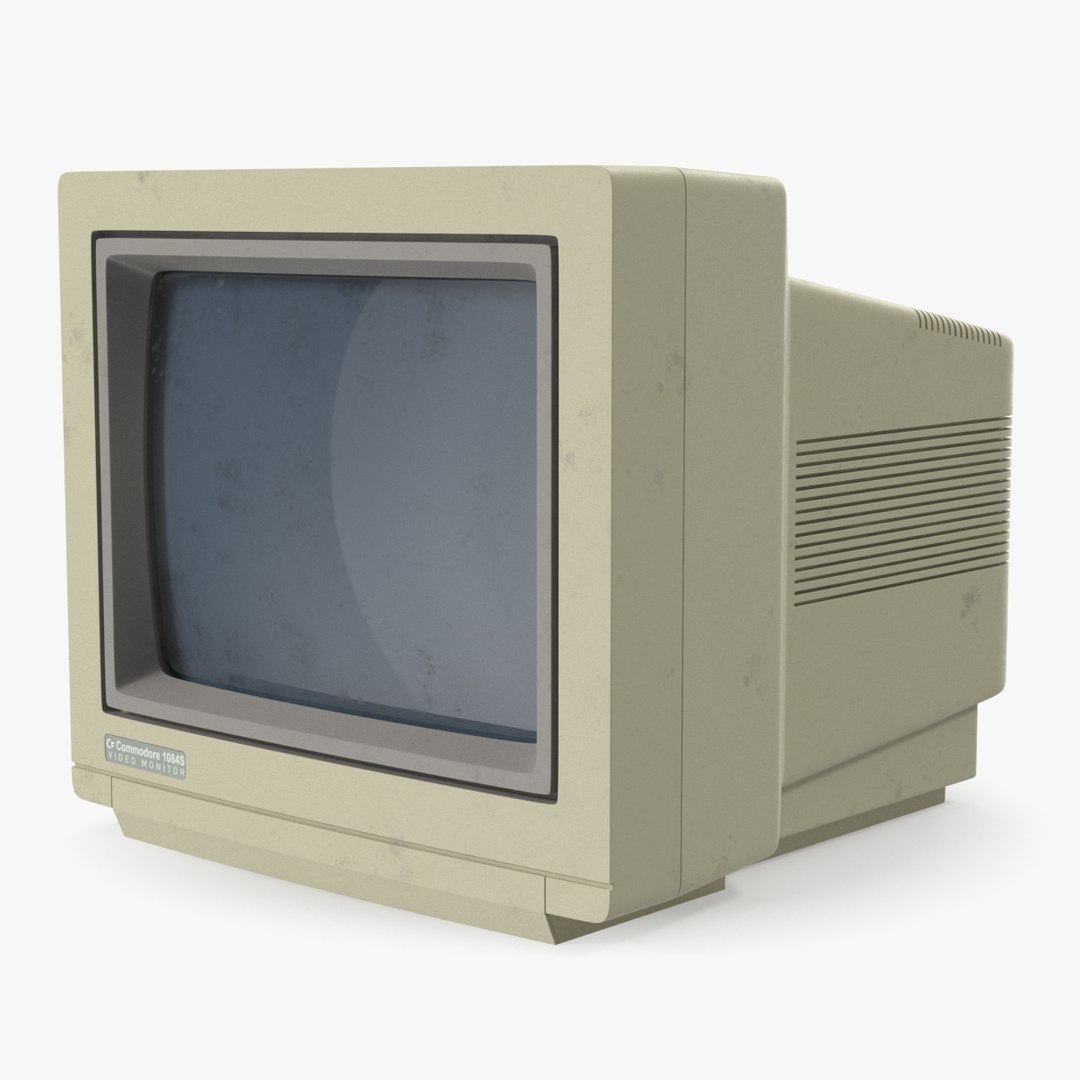 Retro Monitor Commodore Old 3D model - TurboSquid 2062320
