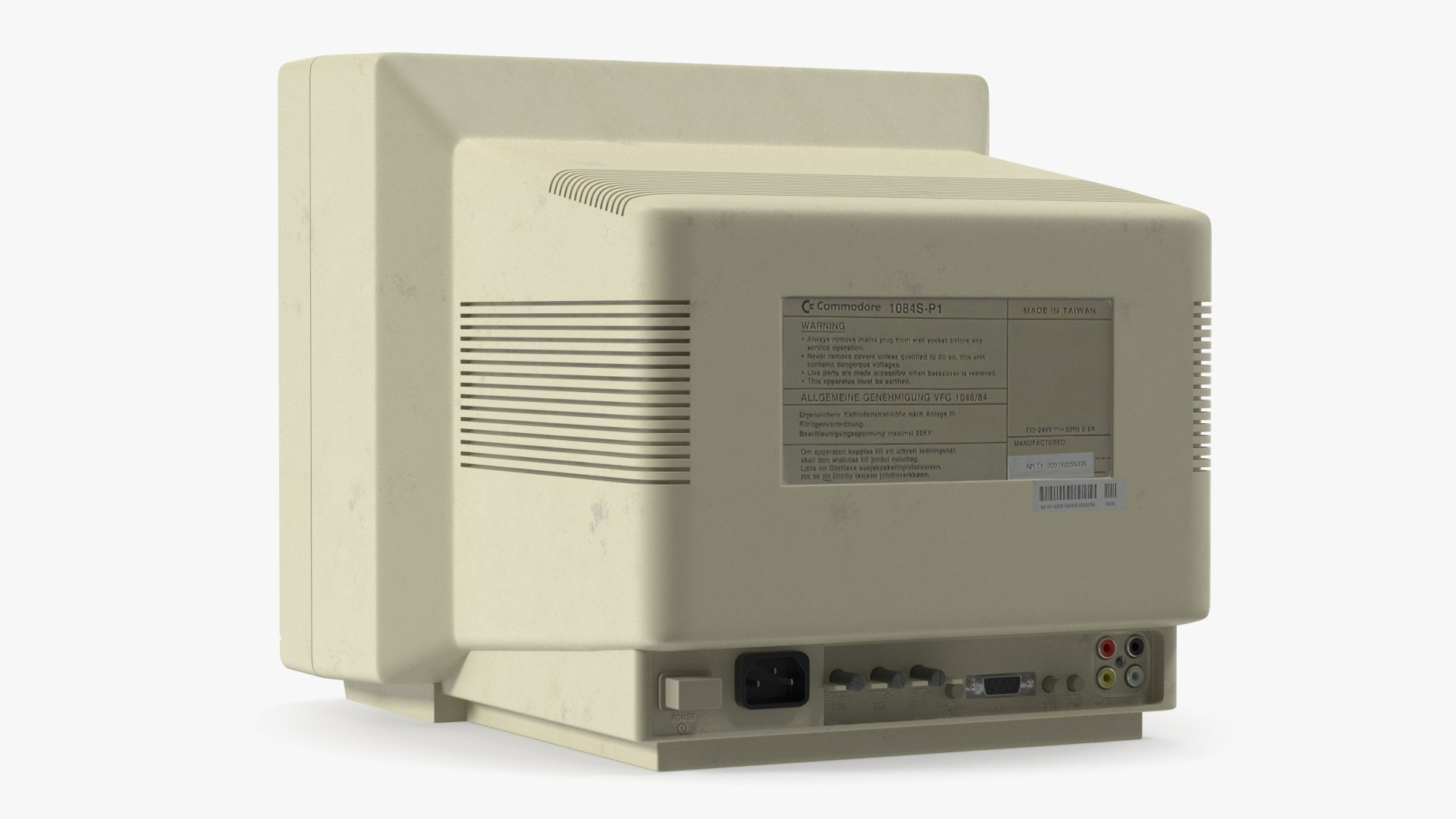 Retro Monitor Commodore Old 3D Model - TurboSquid 2062320