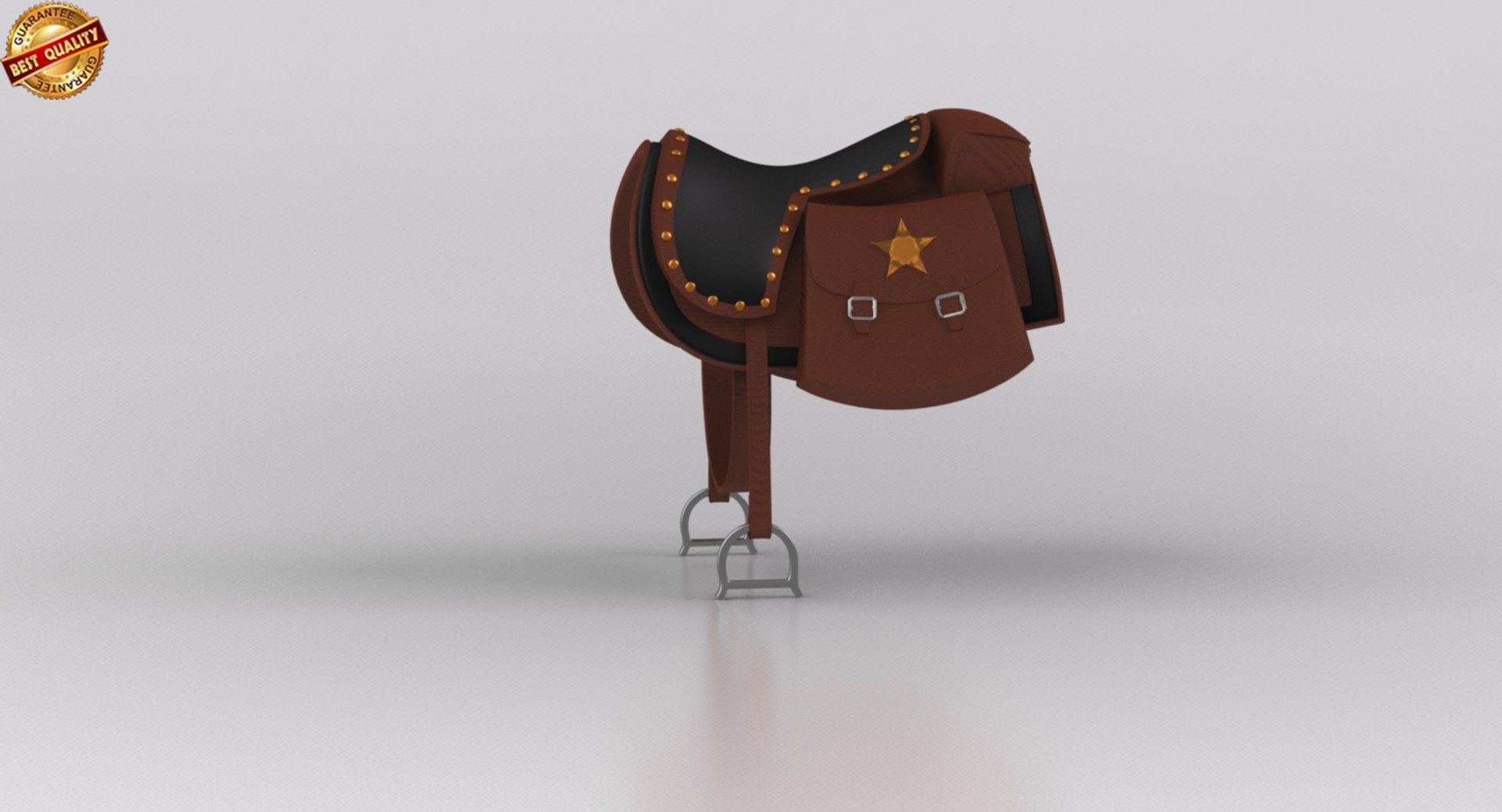 3d Obj Saddle Horse