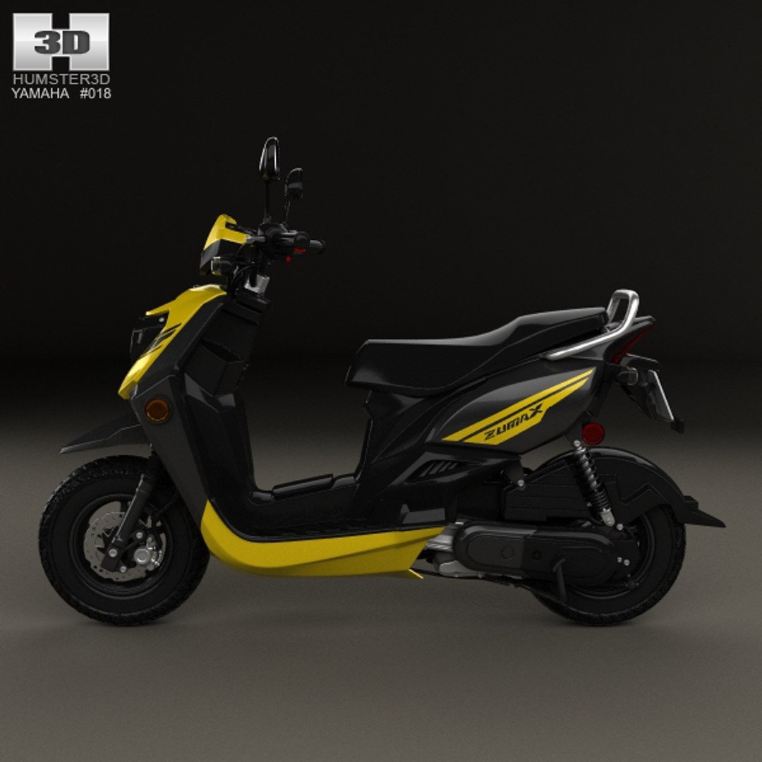 yamaha zuma 50 3d max