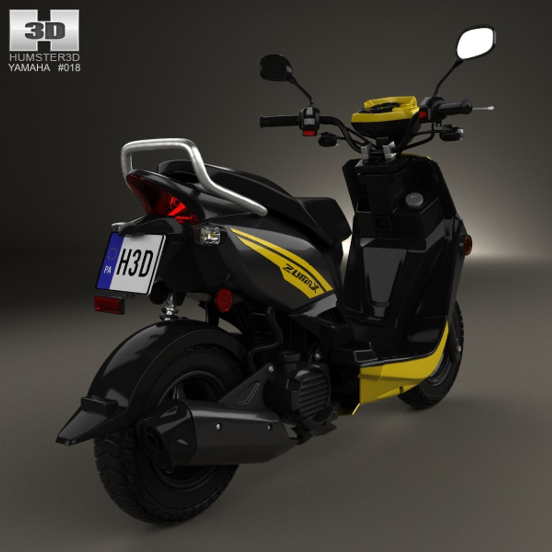 yamaha zuma 50 3d max