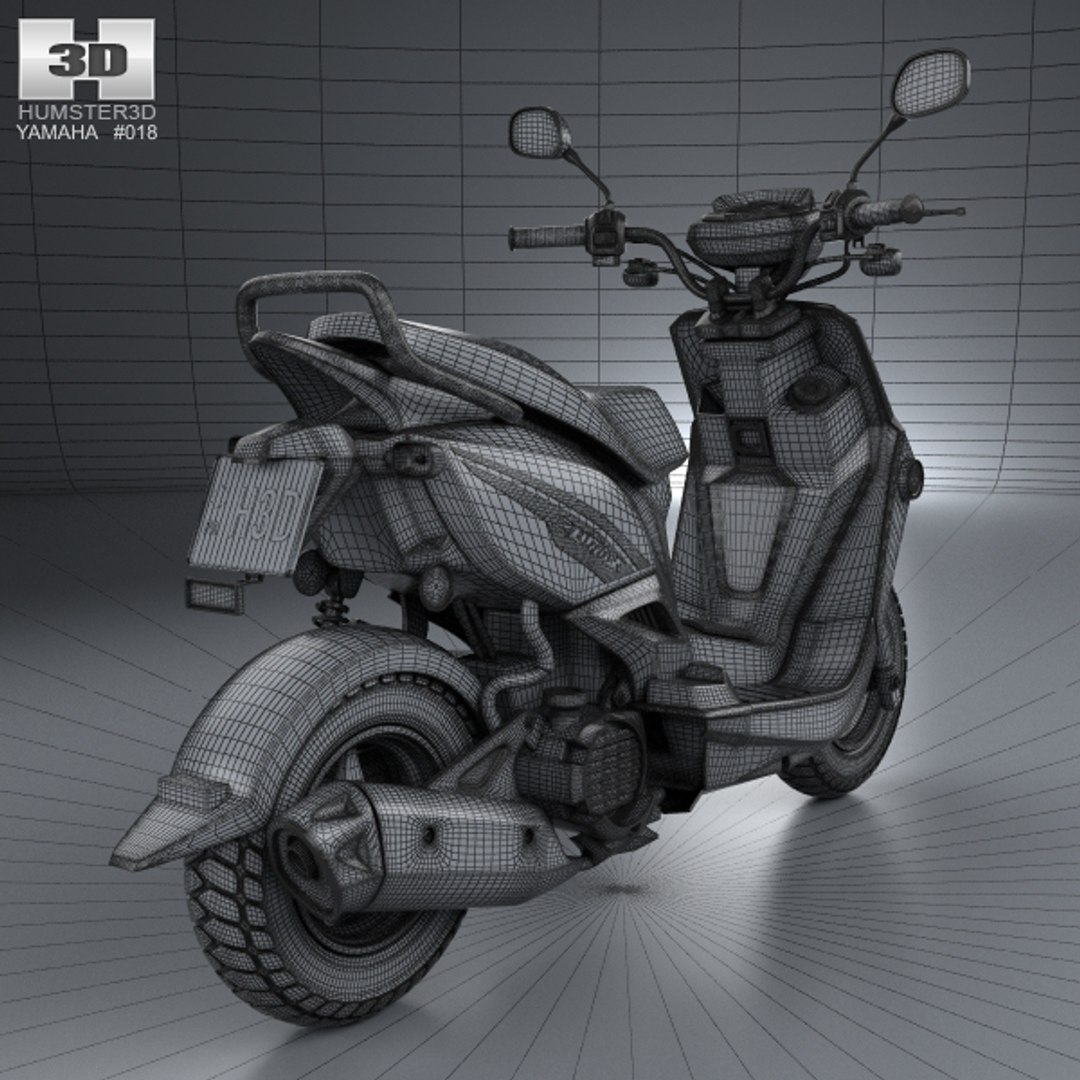 yamaha zuma 50 3d max