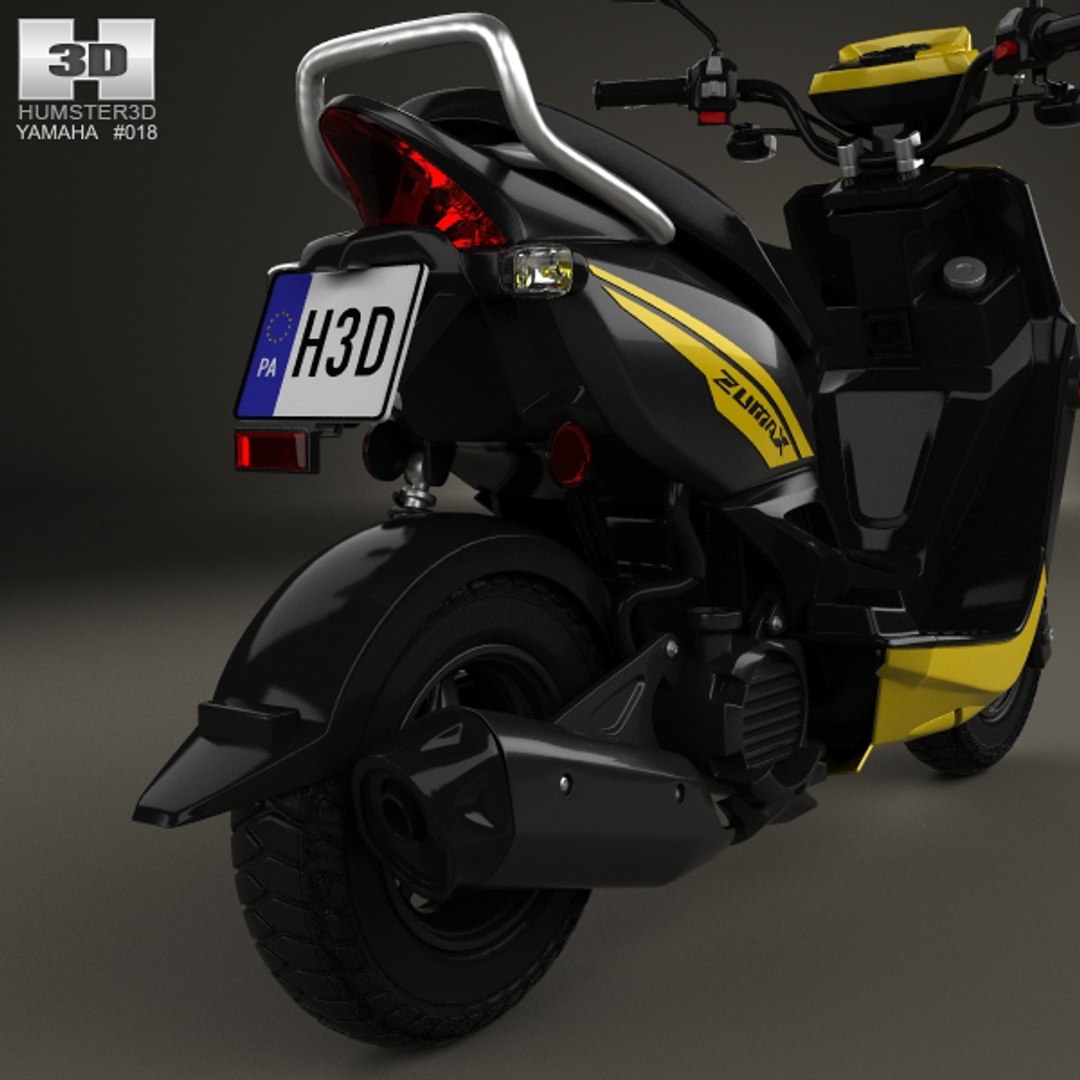 yamaha zuma 50 3d max