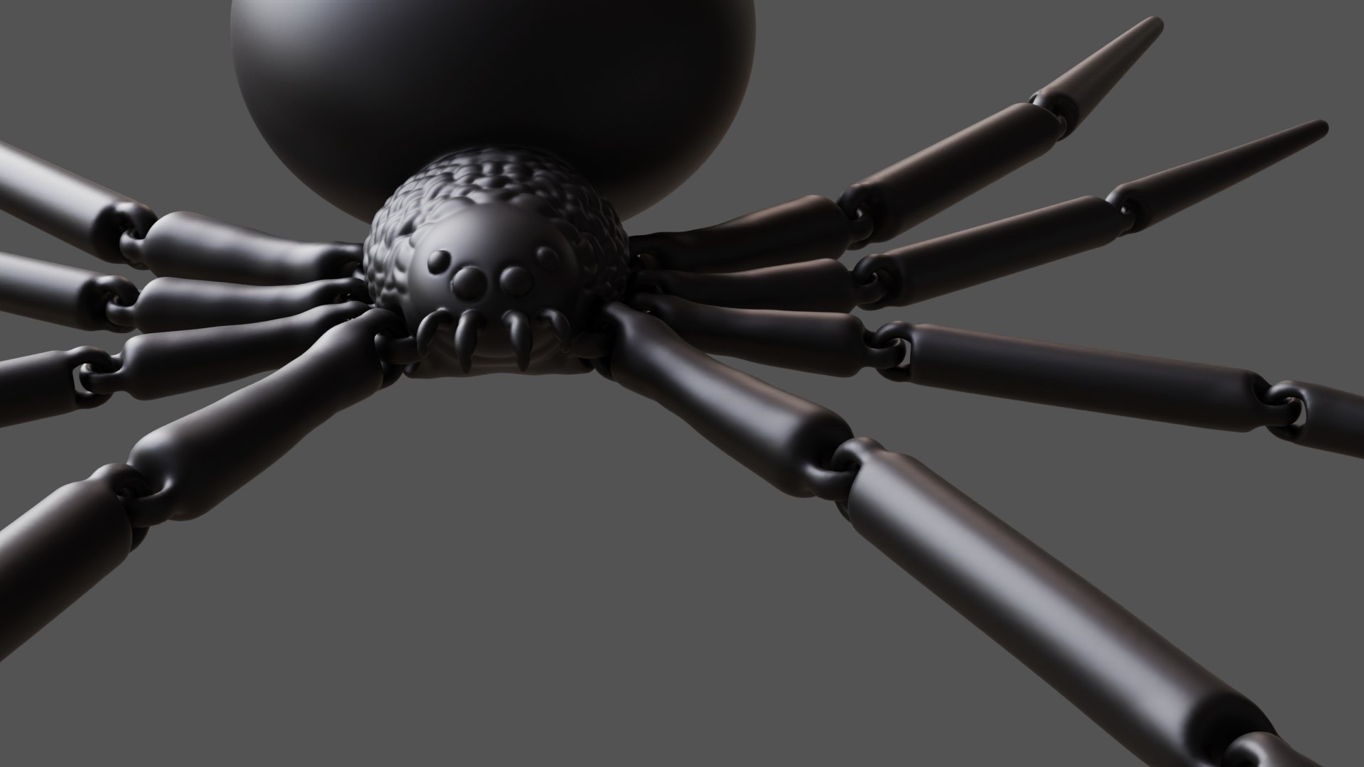 Moveable Spider 3D - TurboSquid 2123819