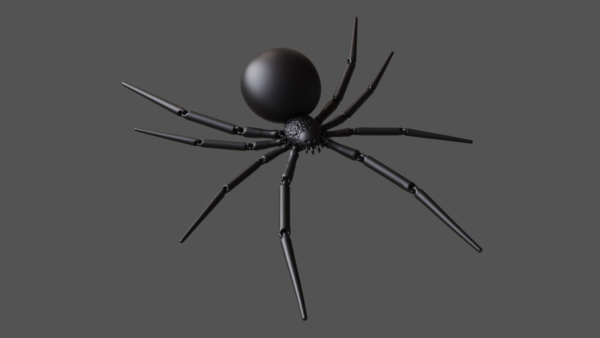 Moveable Spider 3D - TurboSquid 2123819