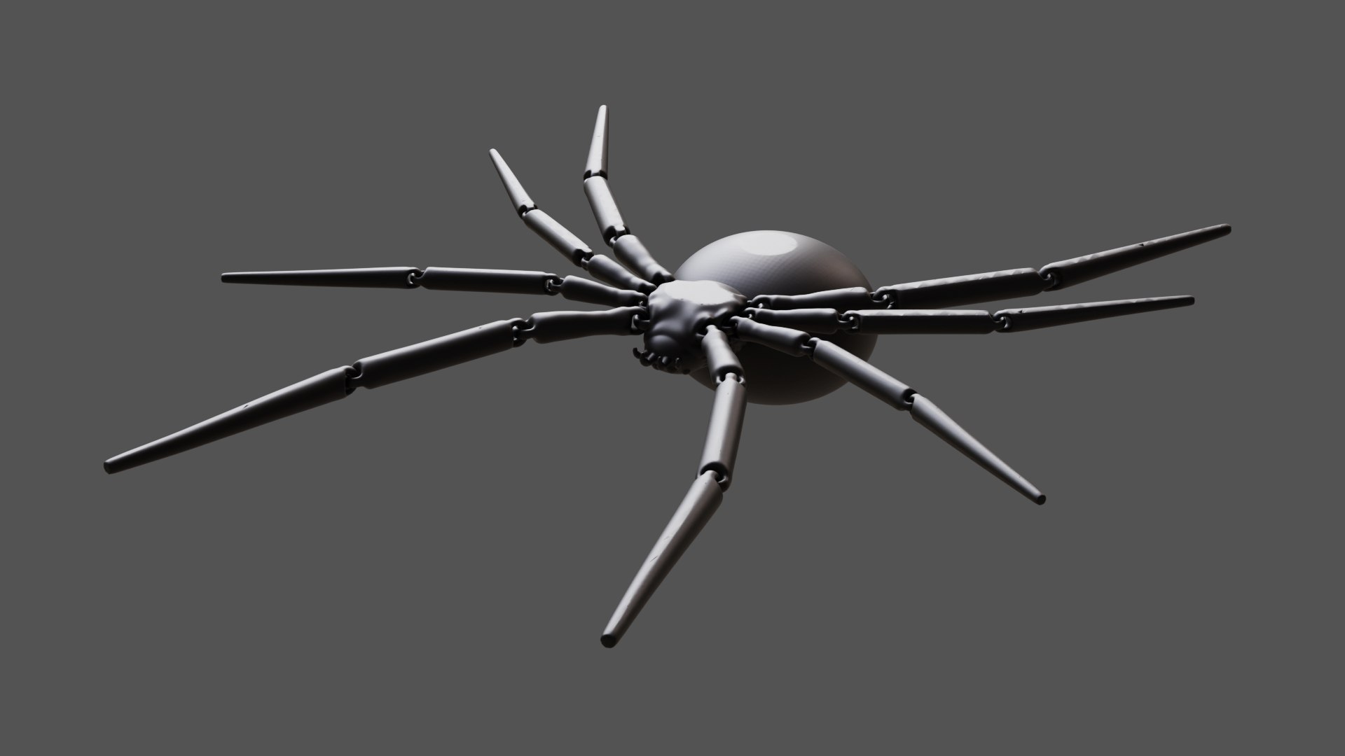 Moveable Spider 3D - TurboSquid 2123819