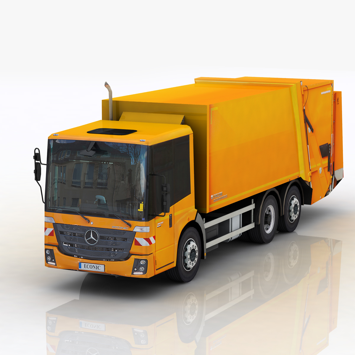 3d model mercedes benz econic 2014