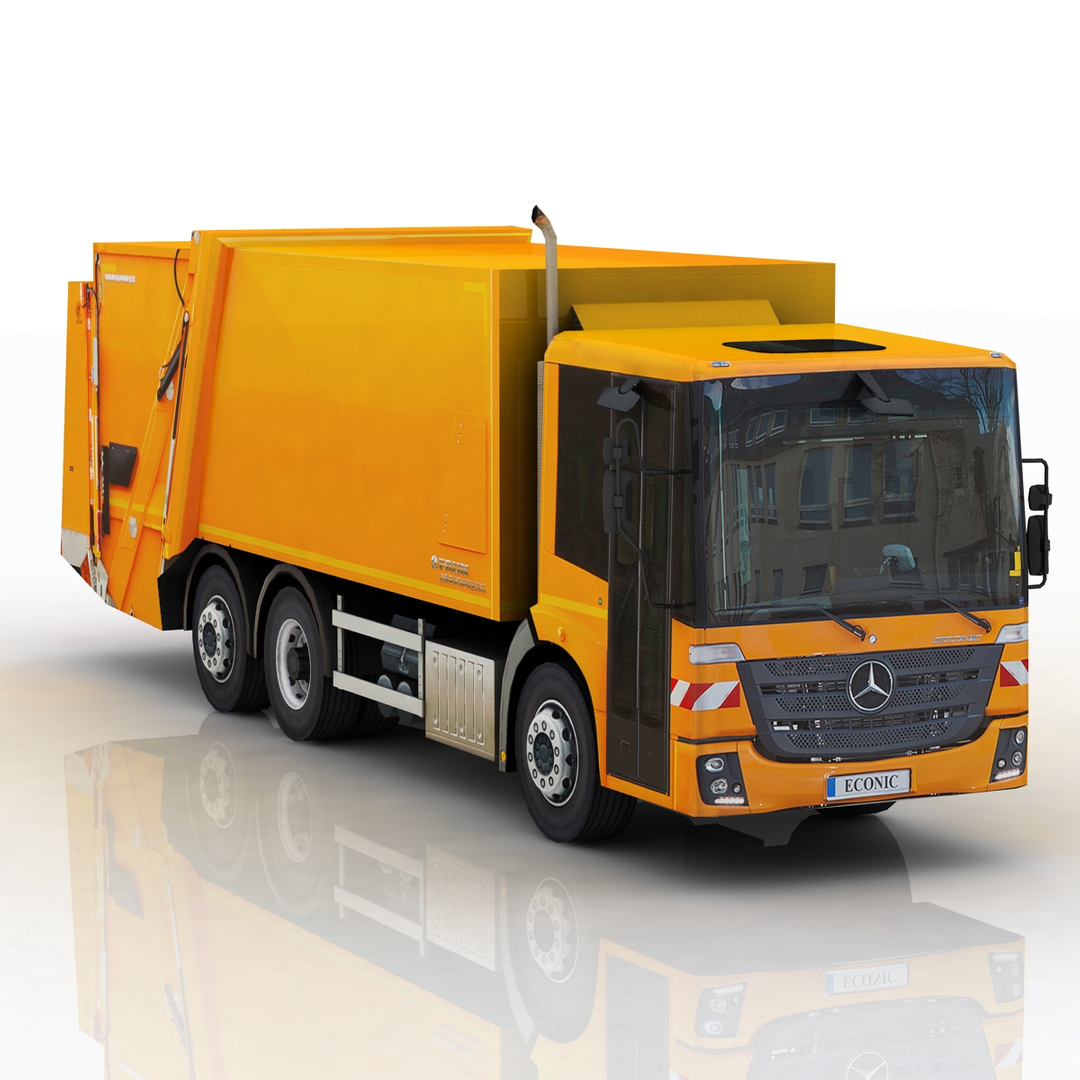 3d model mercedes benz econic 2014