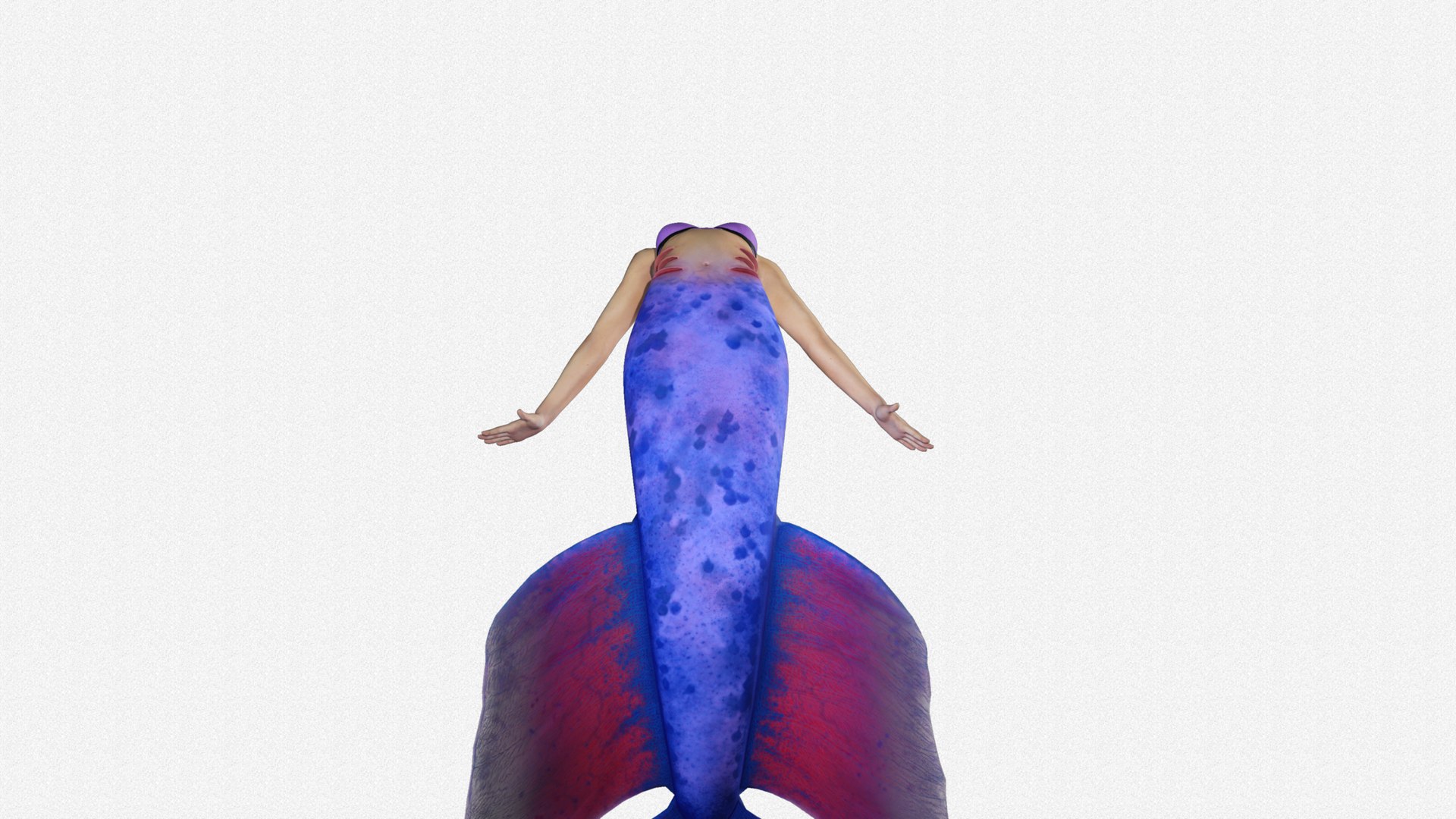 Mermaid Character Full Rigged 3D Model - TurboSquid 2236860