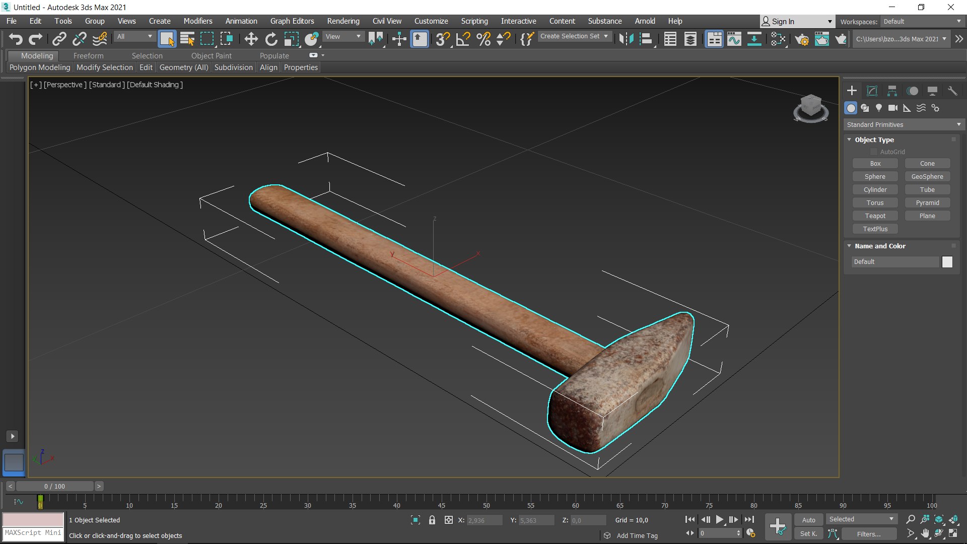 Hammer Tool Scan 3D model - TurboSquid 2077673