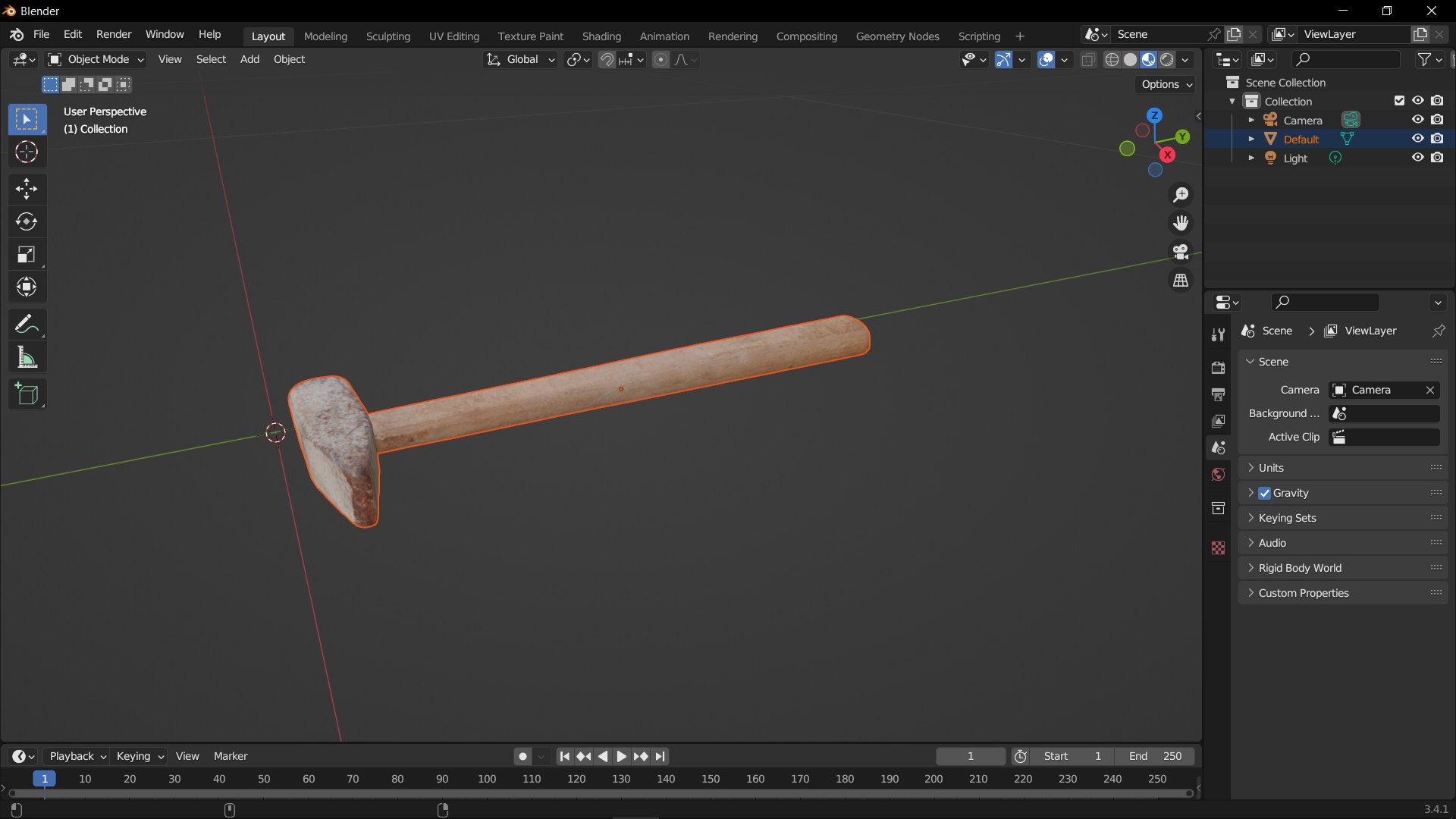Hammer Tool Scan 3D model - TurboSquid 2077673